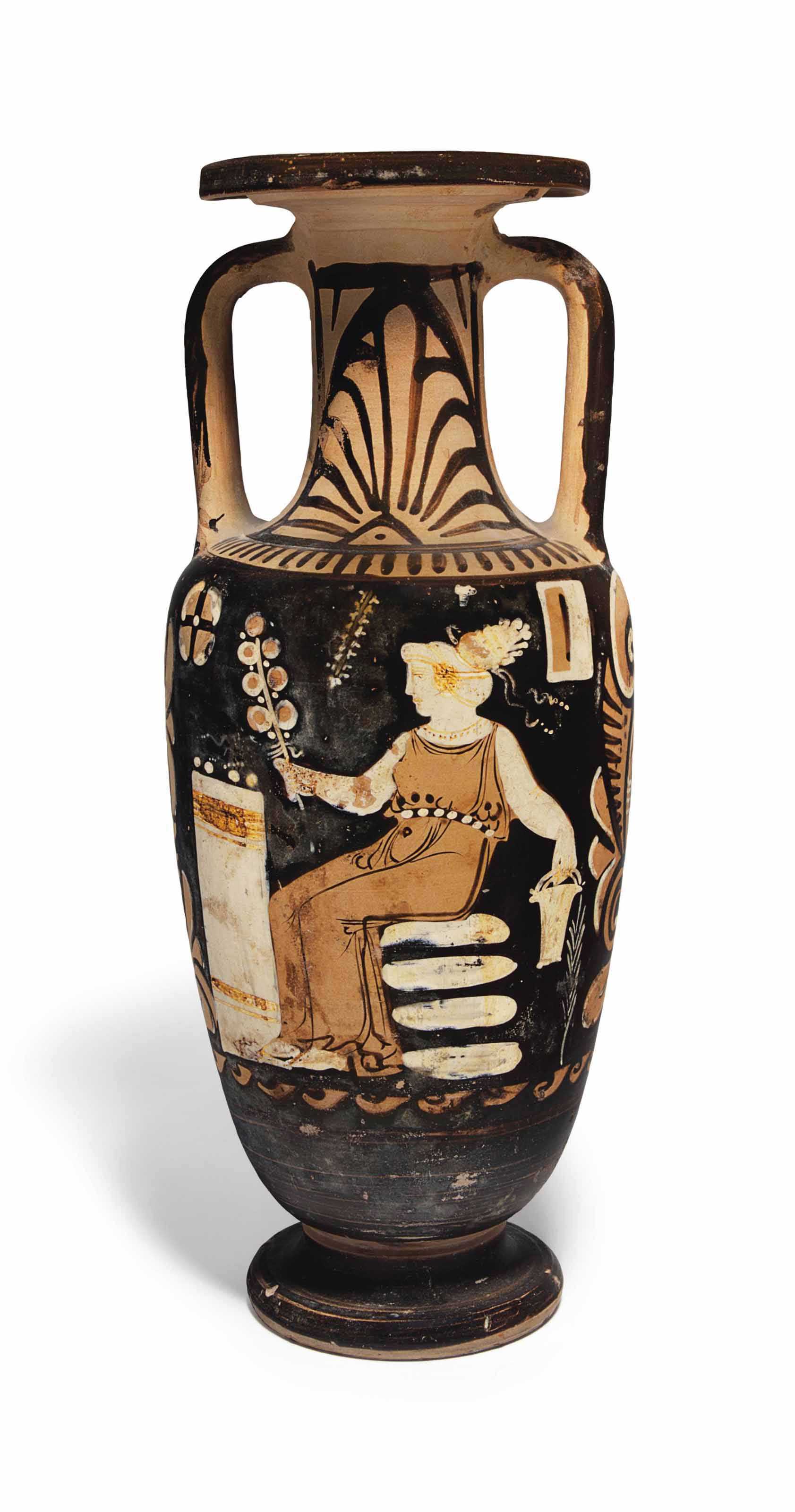 A CAMPANIAN RED-FIGURED AMPHORA