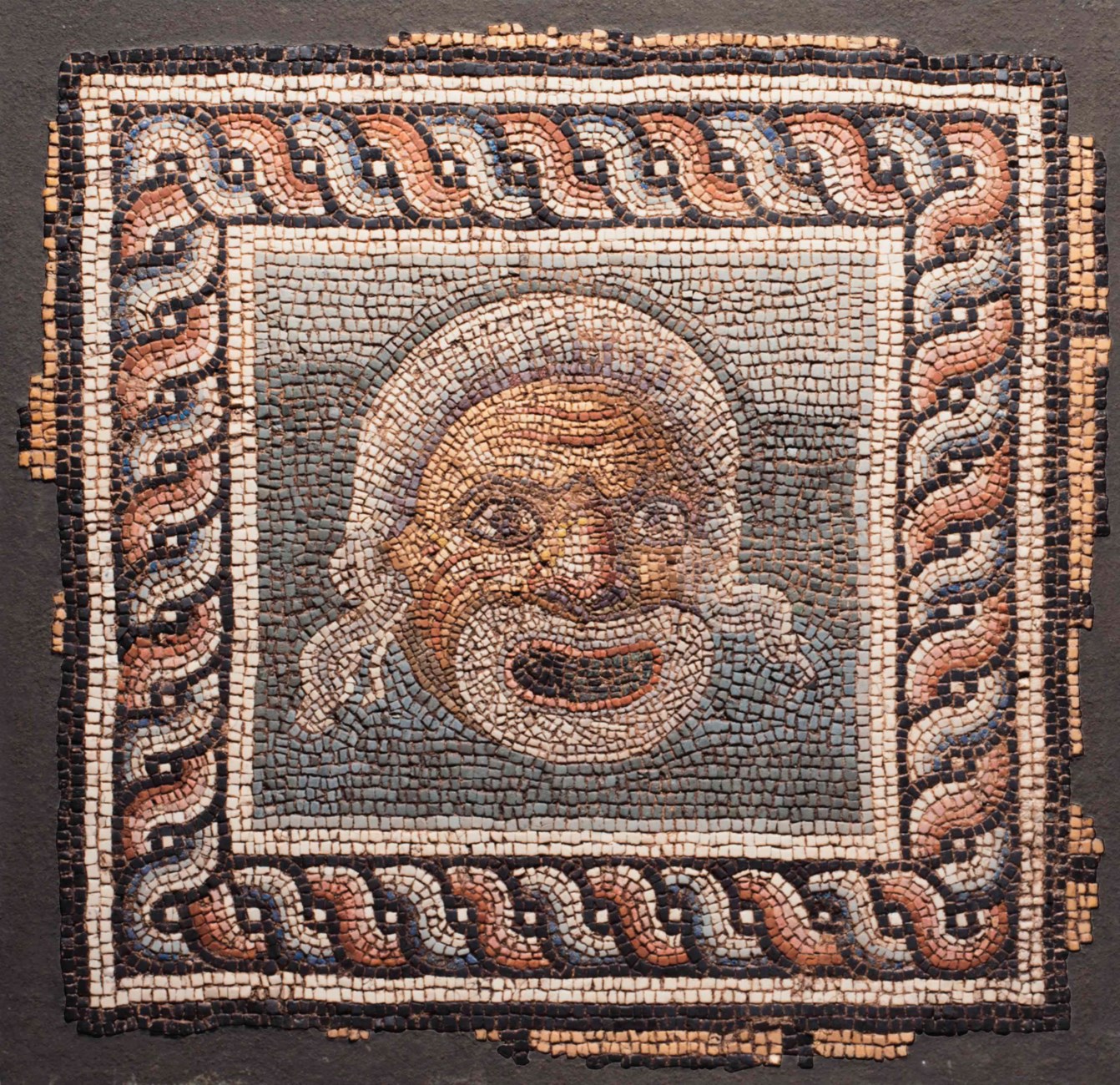A ROMAN MARBLE AND GLASS MOSAIC PANEL , CIRCA 1ST CENTURY A.D. | Christie's