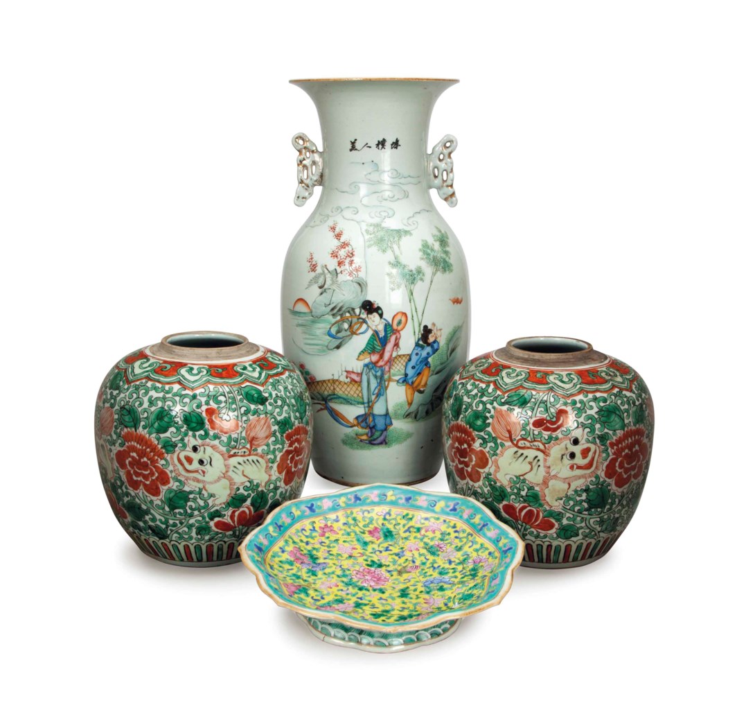 A GROUP OF CHINESE PORCELAIN WARES, , 19TH-20TH CENTURY, | Christie's