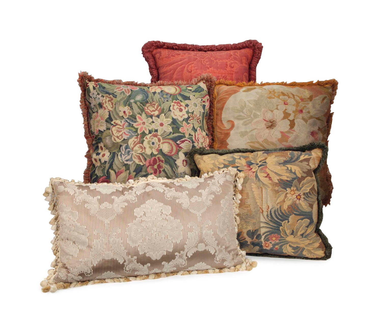 A GROUP OF FOURTEEN UPHOLSTERED CUSHIONS, , LATE 20TH CENTURY, | Christie's