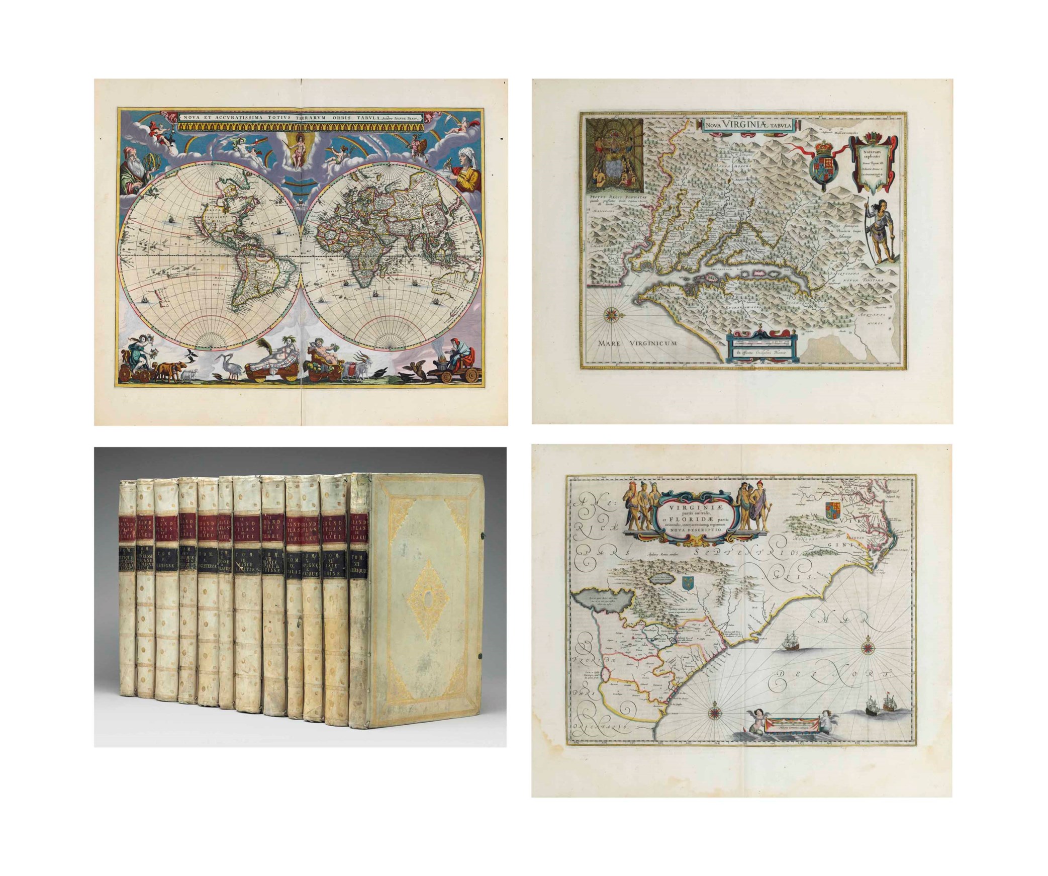 BLAEU, Joan (1596-1673) & Willem BLAEU (1571-1638). Le Grand Atlas, ou Cosmographie Blaviane, en ...