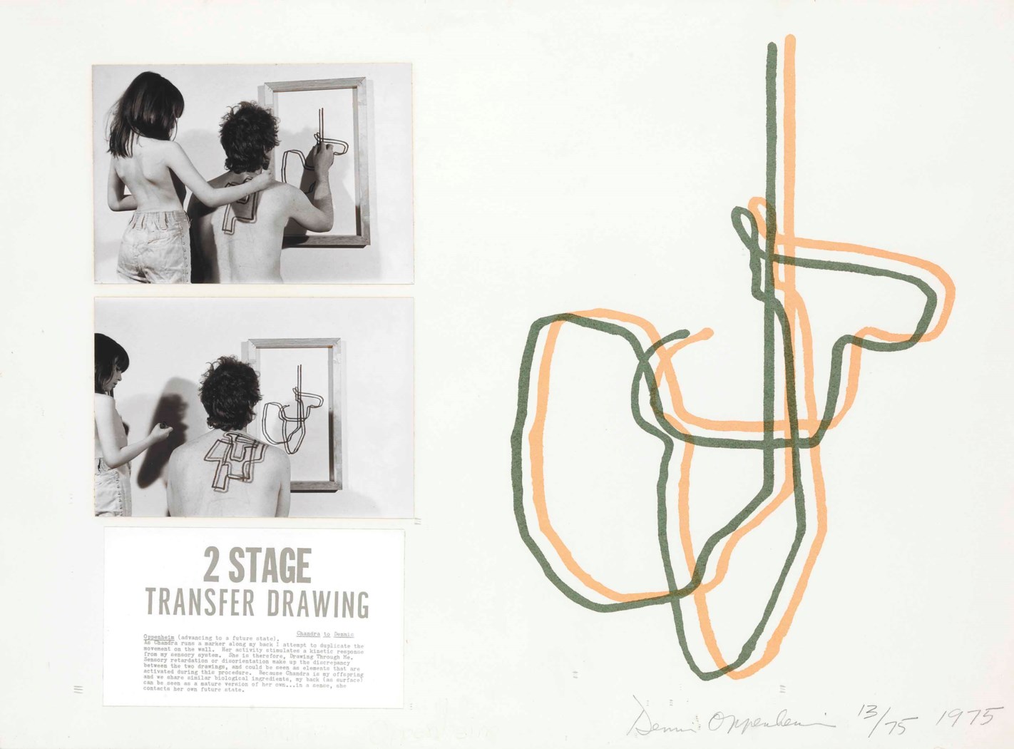 DENNIS OPPENHEIM (B. 1938) , Two Stage Transfer Drawing | Christie's