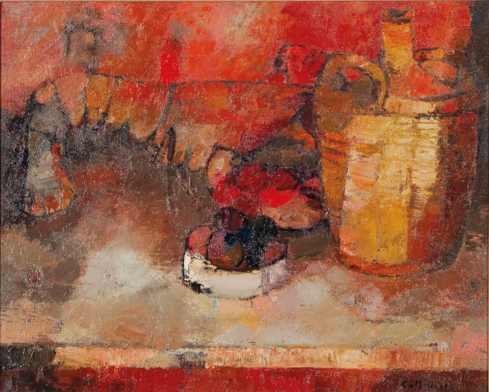 Bernard Cathelin (French, 1919-2004) , Nature morte au homard | Christie's