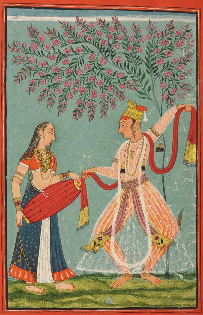 A painting of the Raga Vangala Bhairava Putra