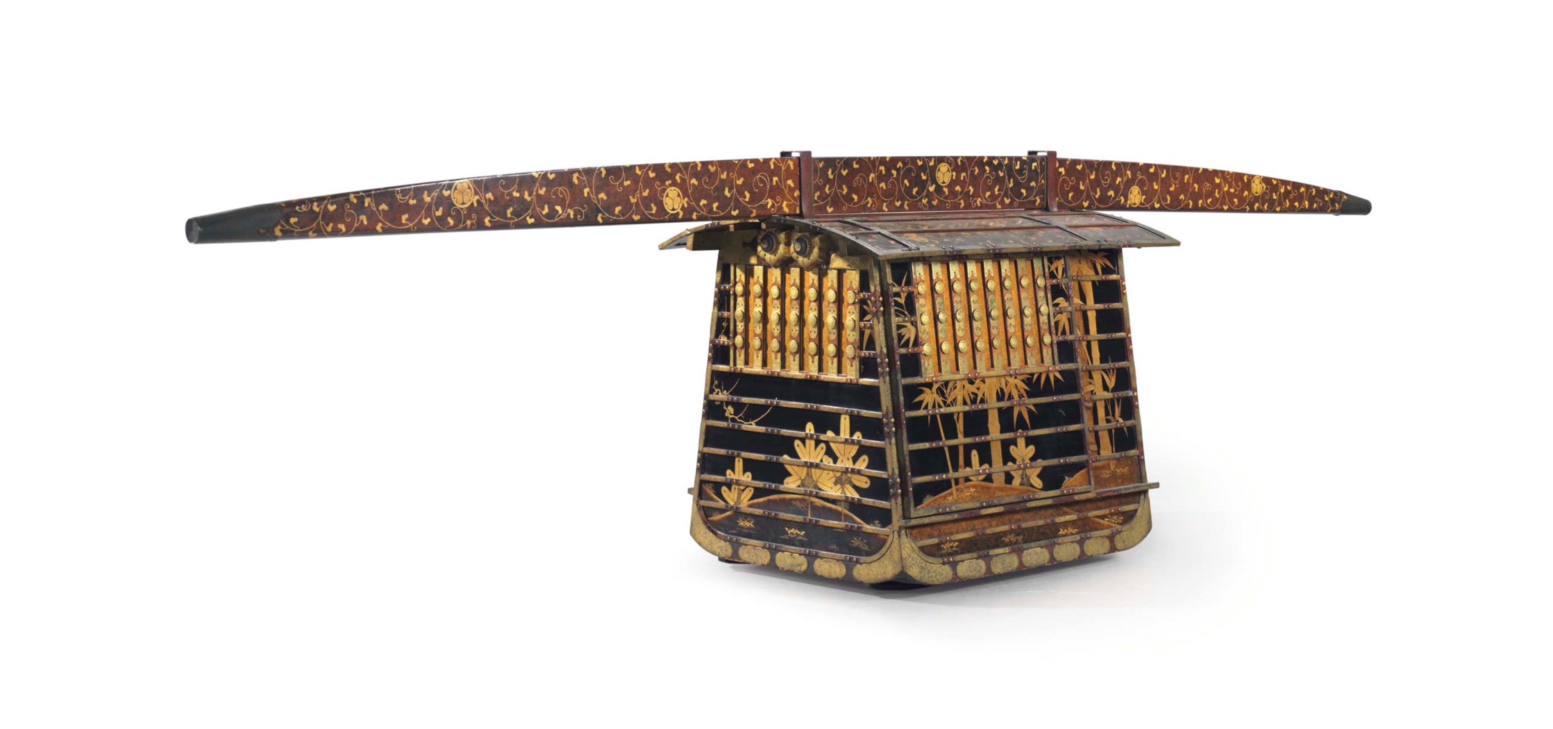 A lacquer palanquin , EDO PERIOD (19TH CENTURY) | Christie's