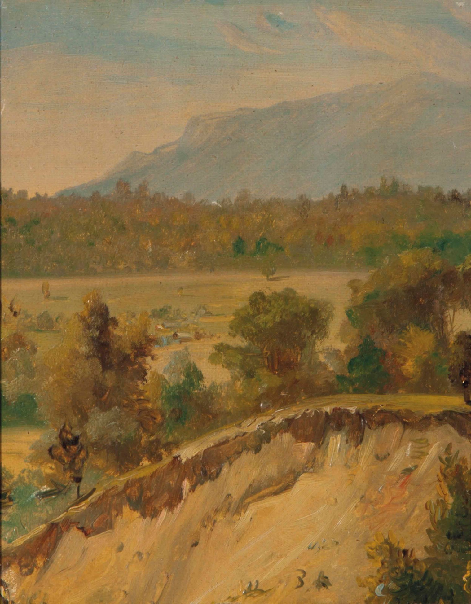 William Sidney Mount (American, 1807-1868) , Landscape with sand pit ...