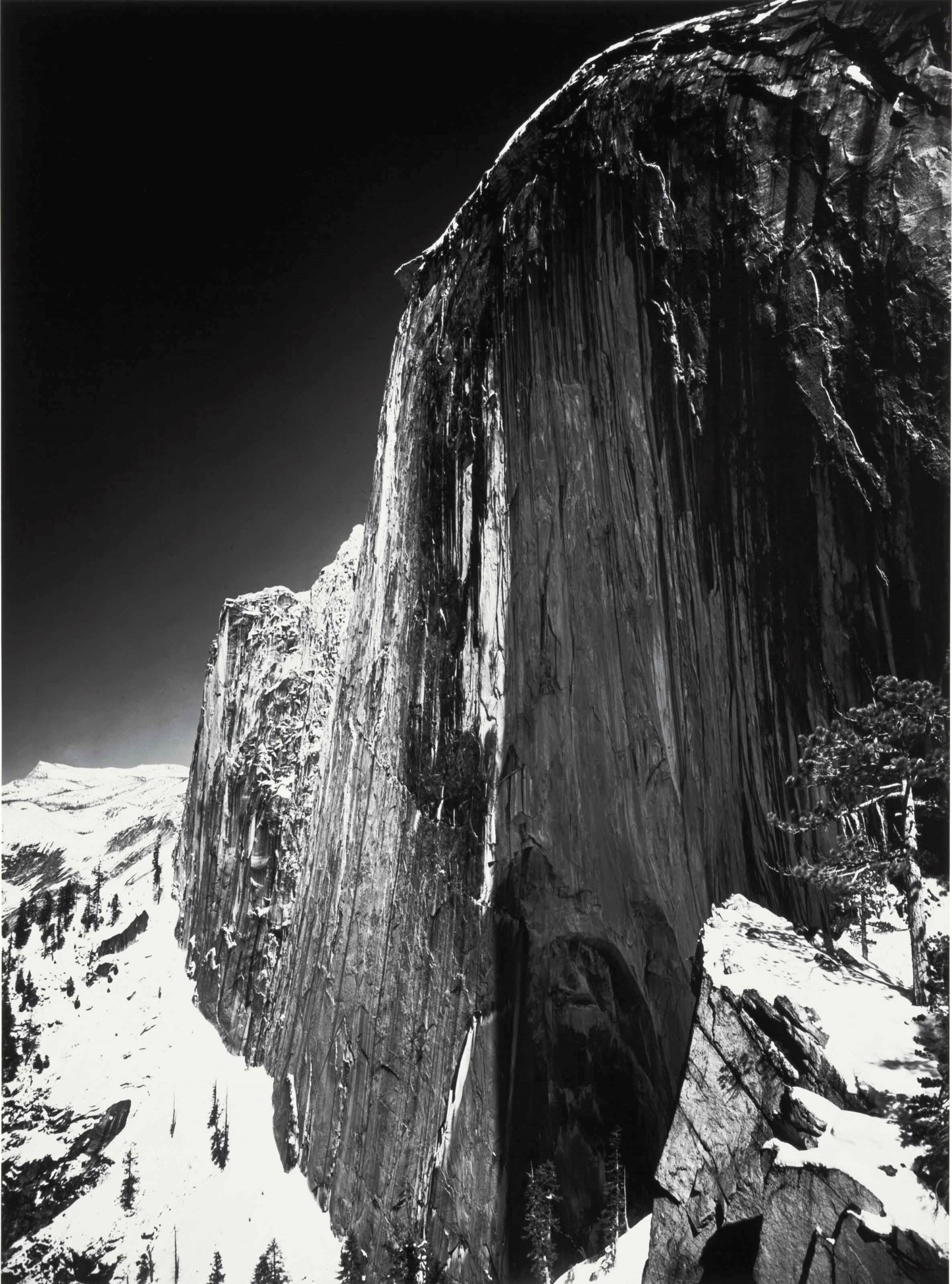 ANSEL ADAMS (1902-1984) , Monolith, the Face of Half-Dome, Yosemite ...