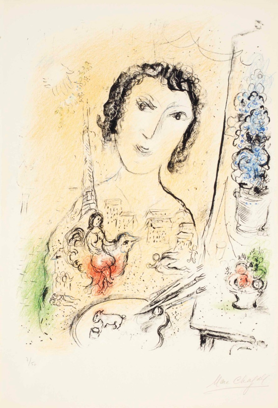 MARC CHAGALL (1887-1985) , Self-Portrait | Christie's