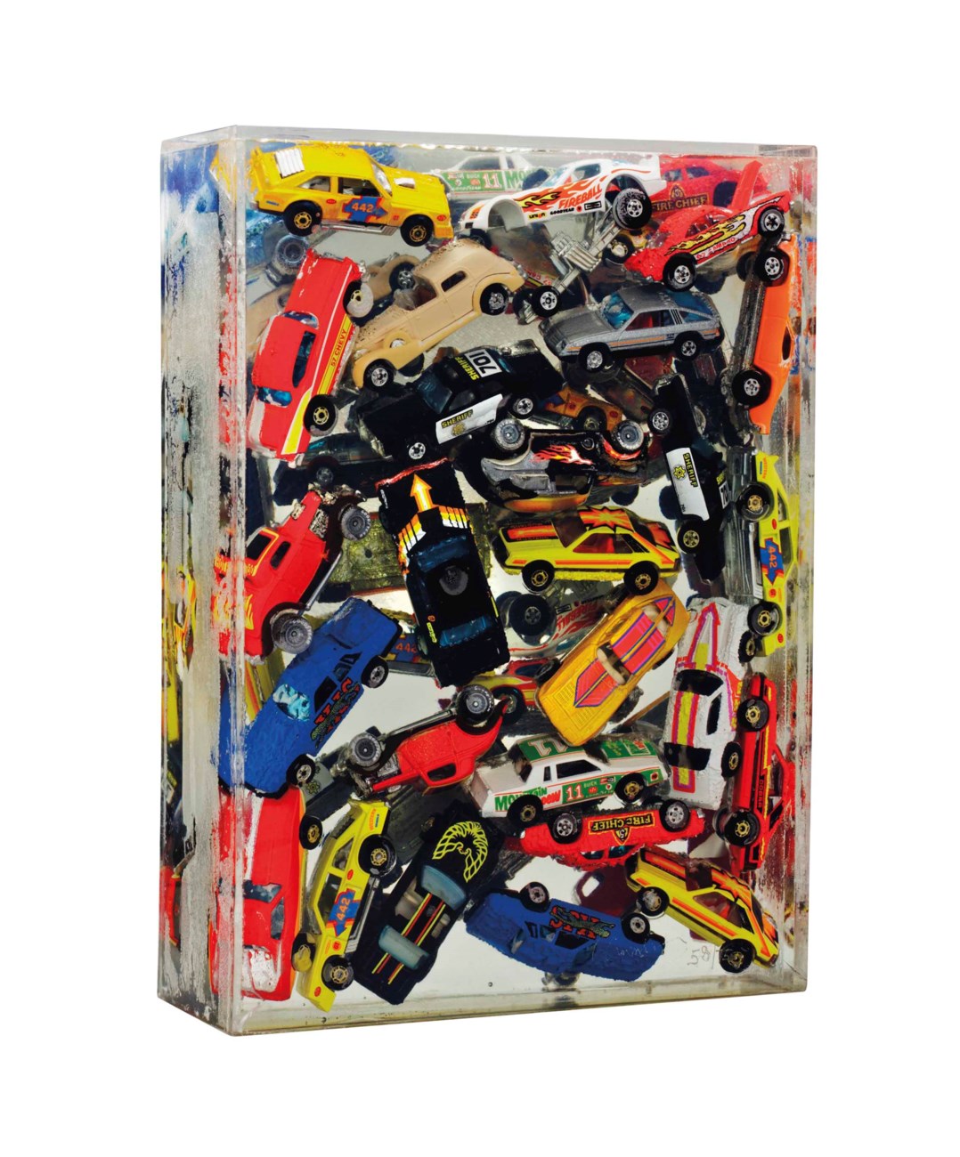 ARMAN (1928-2005) , Car Accumulation (Matchbox Cars) | Christie's