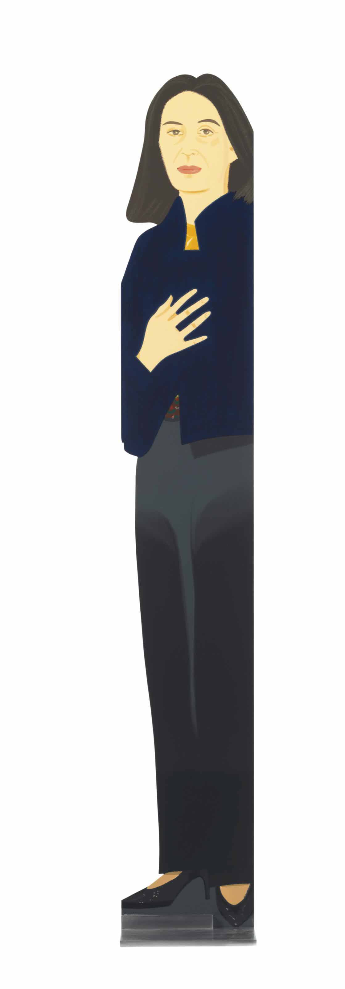 Alex Katz B 1927 Standing Ada Cutout Edition Christies