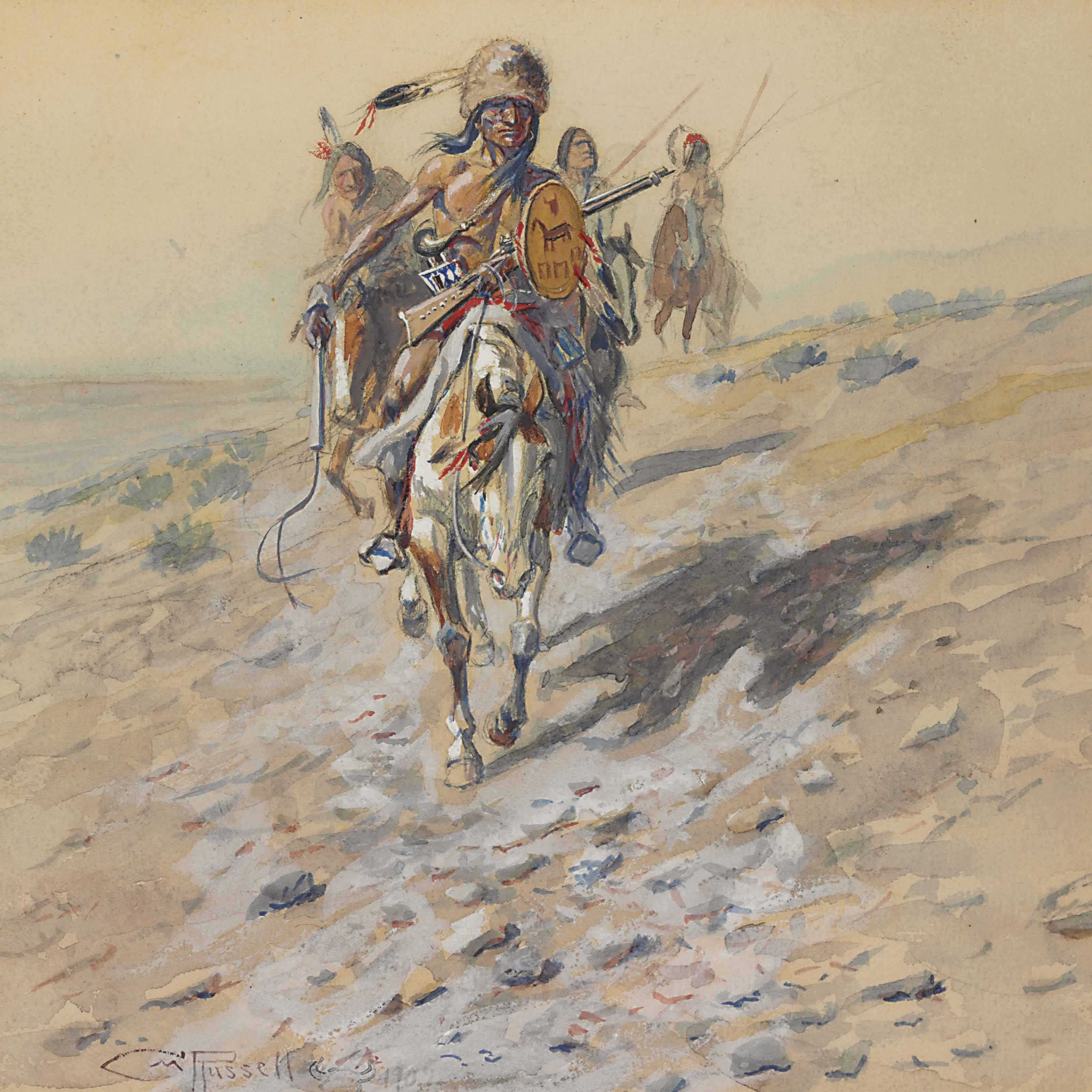 Charles Marion Russell (1864-1926) , On the Trail | Christie's