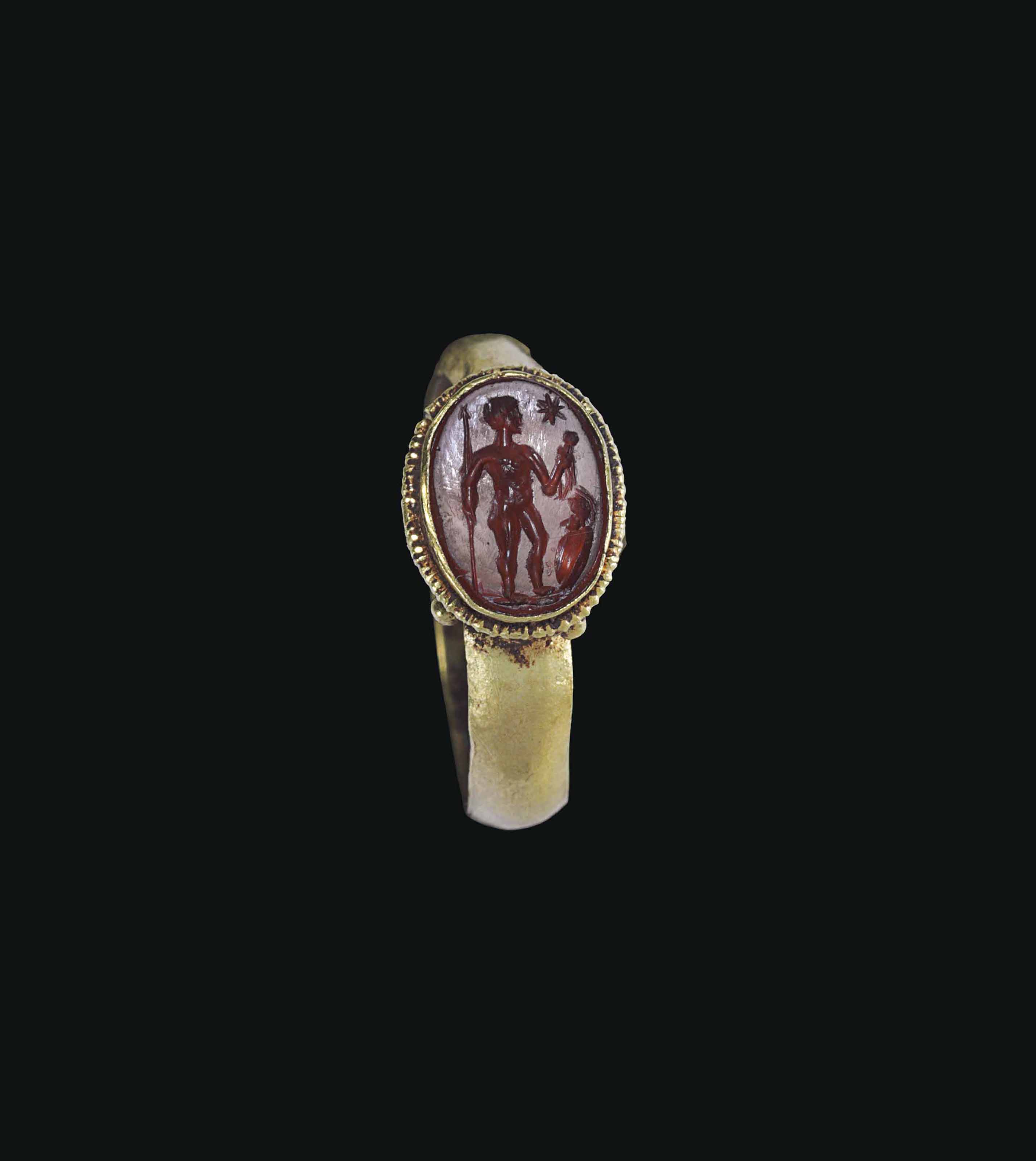 A ROMAN GOLD FINGER RING , CIRCA 2ND CENTURY A.D. | Christie's