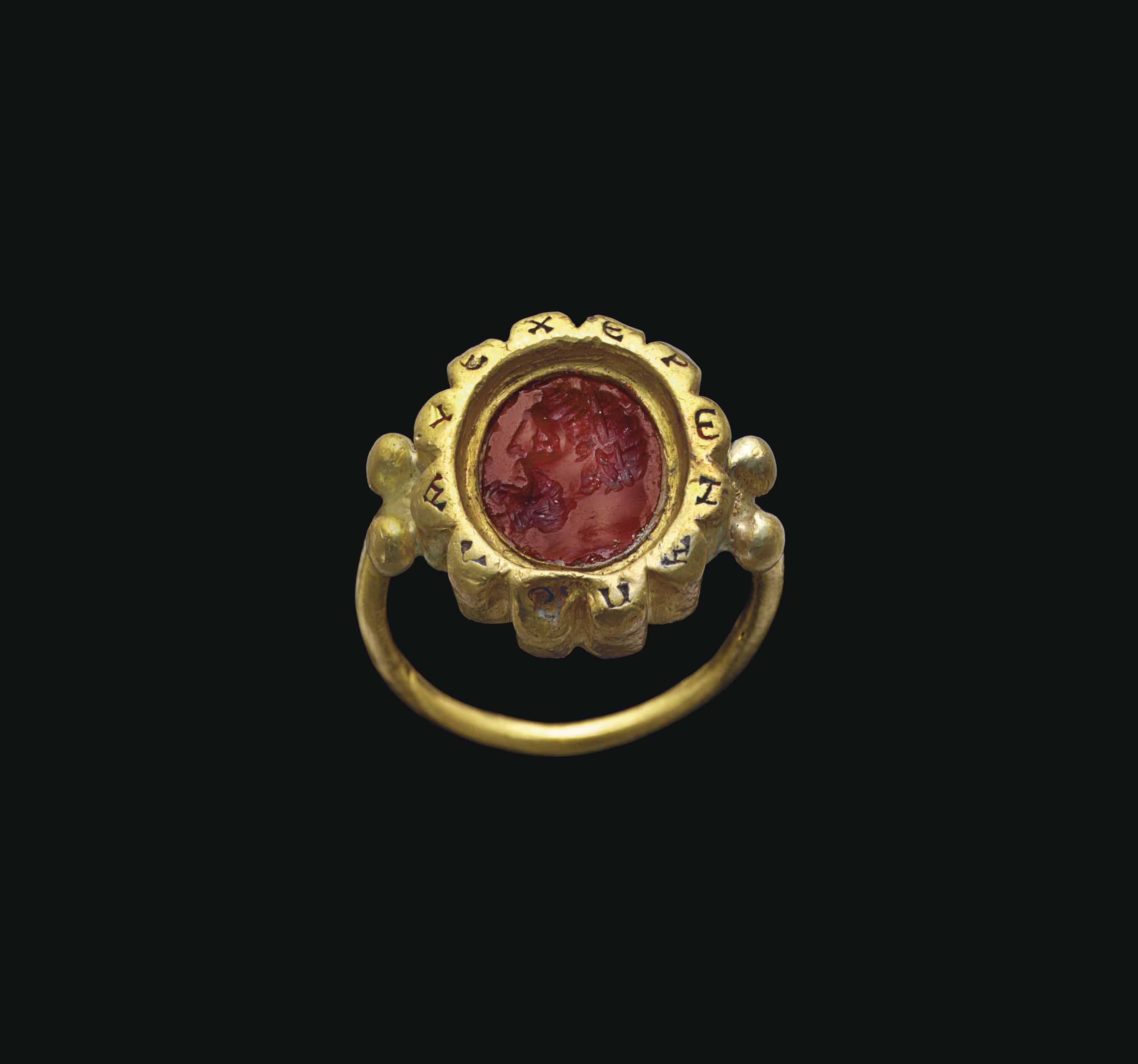 A ROMAN GOLD FINGER RING , CIRCA 2ND CENTURY A.D. | Christie's