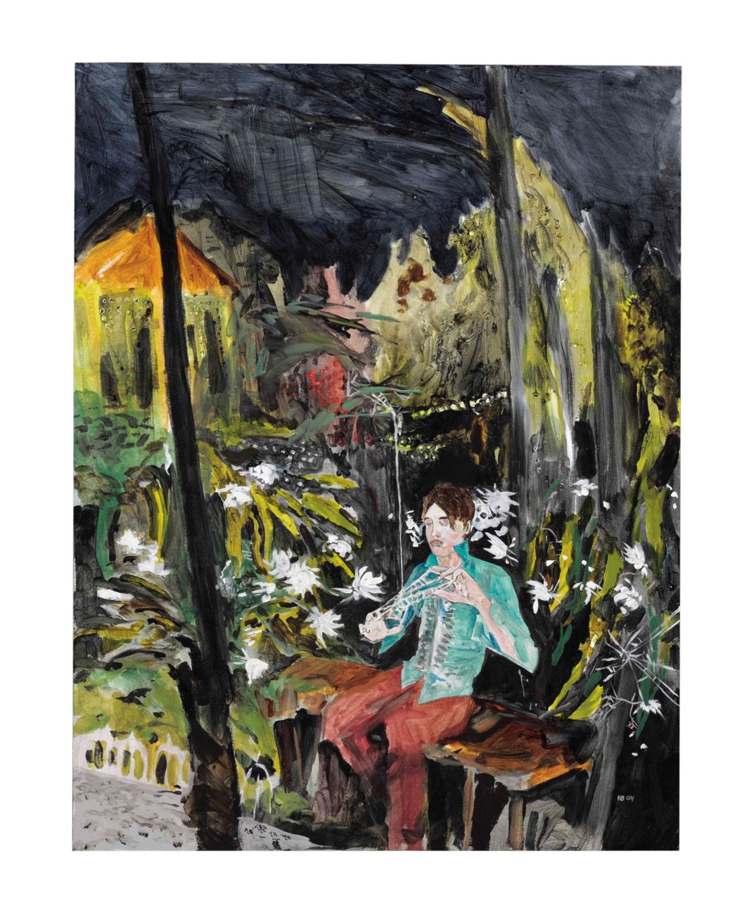 Hernan Bas (b. 1978), The Patient Boy (Helping Hands) | Christie's