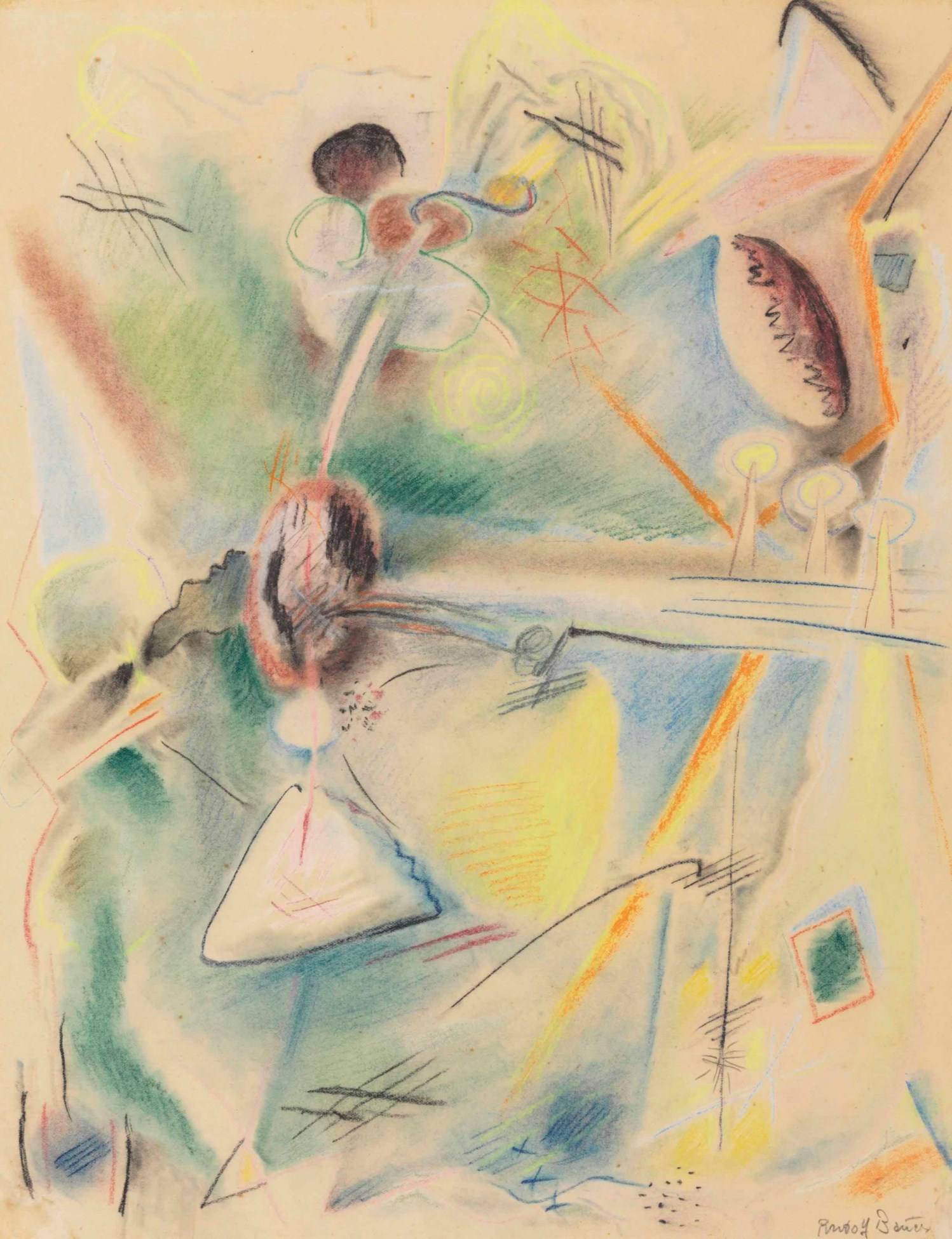 Rudolf Bauer (1889-1953) , Composition | Christie's