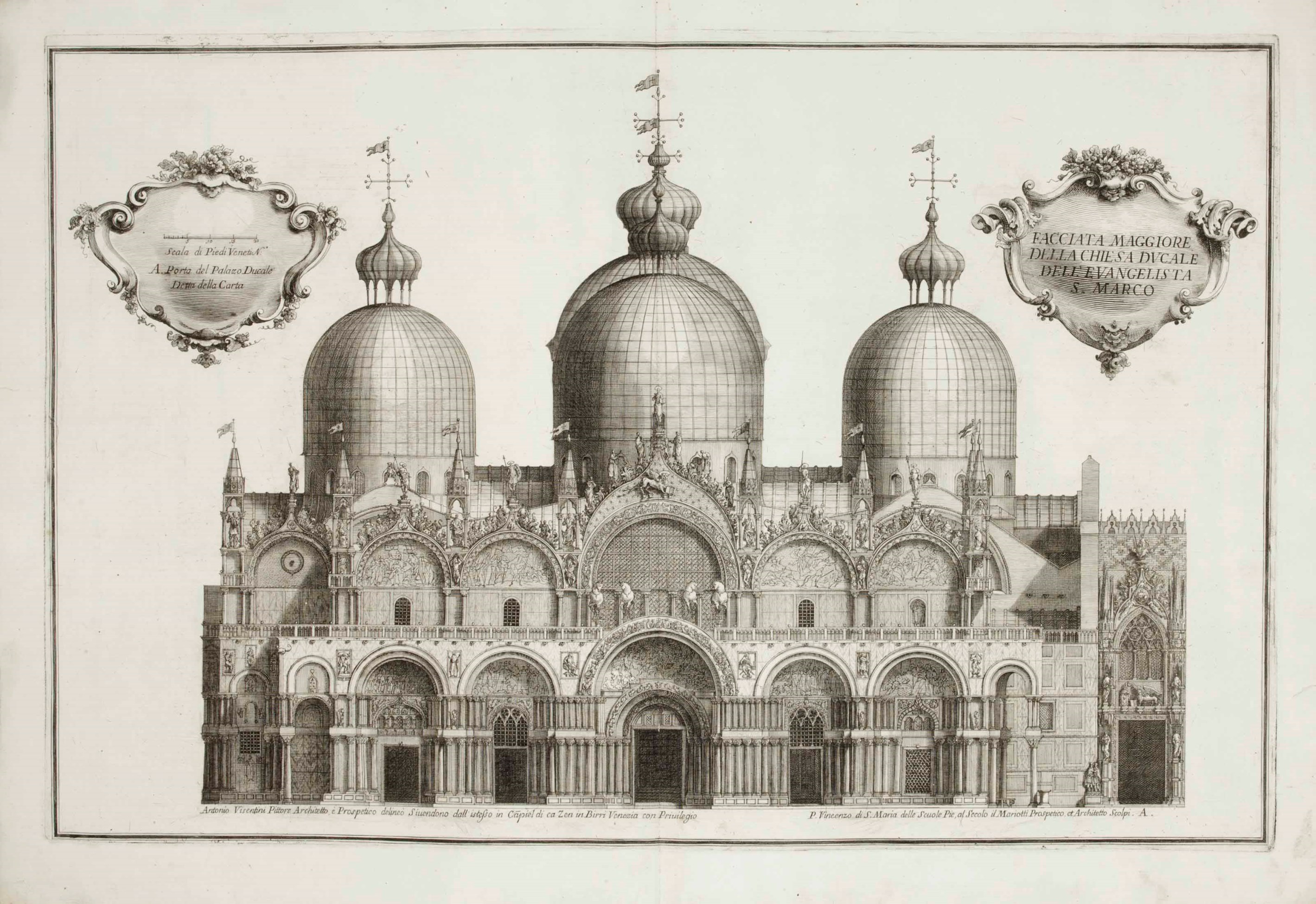 VISENTINI, Antonio (1688-1782). Iconografia della Ducal Basilica dell ...