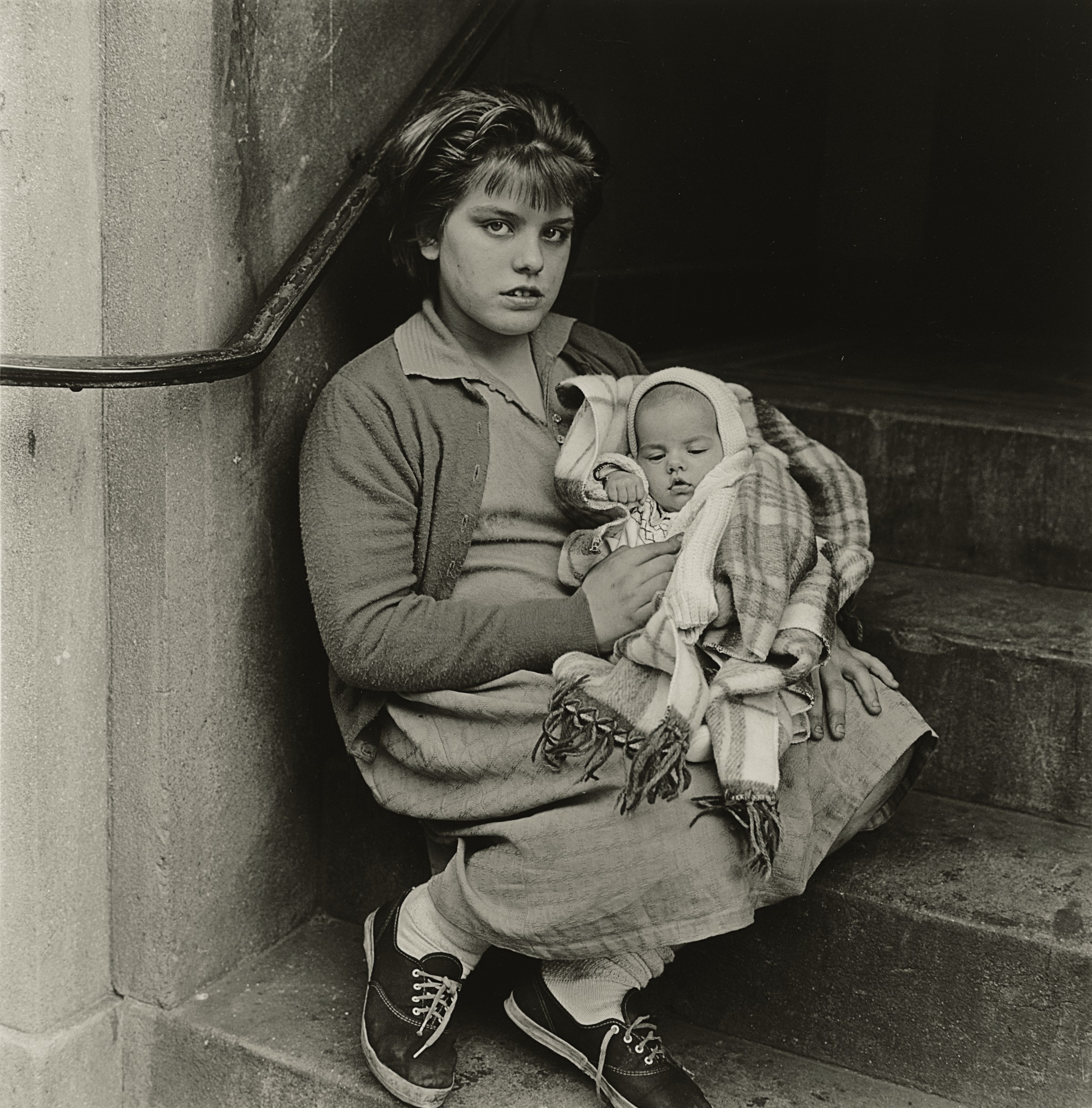 Girl on a Stoop with Baby, N.Y.C., 1962, DIANE ARBUS (1923-1971 ...
