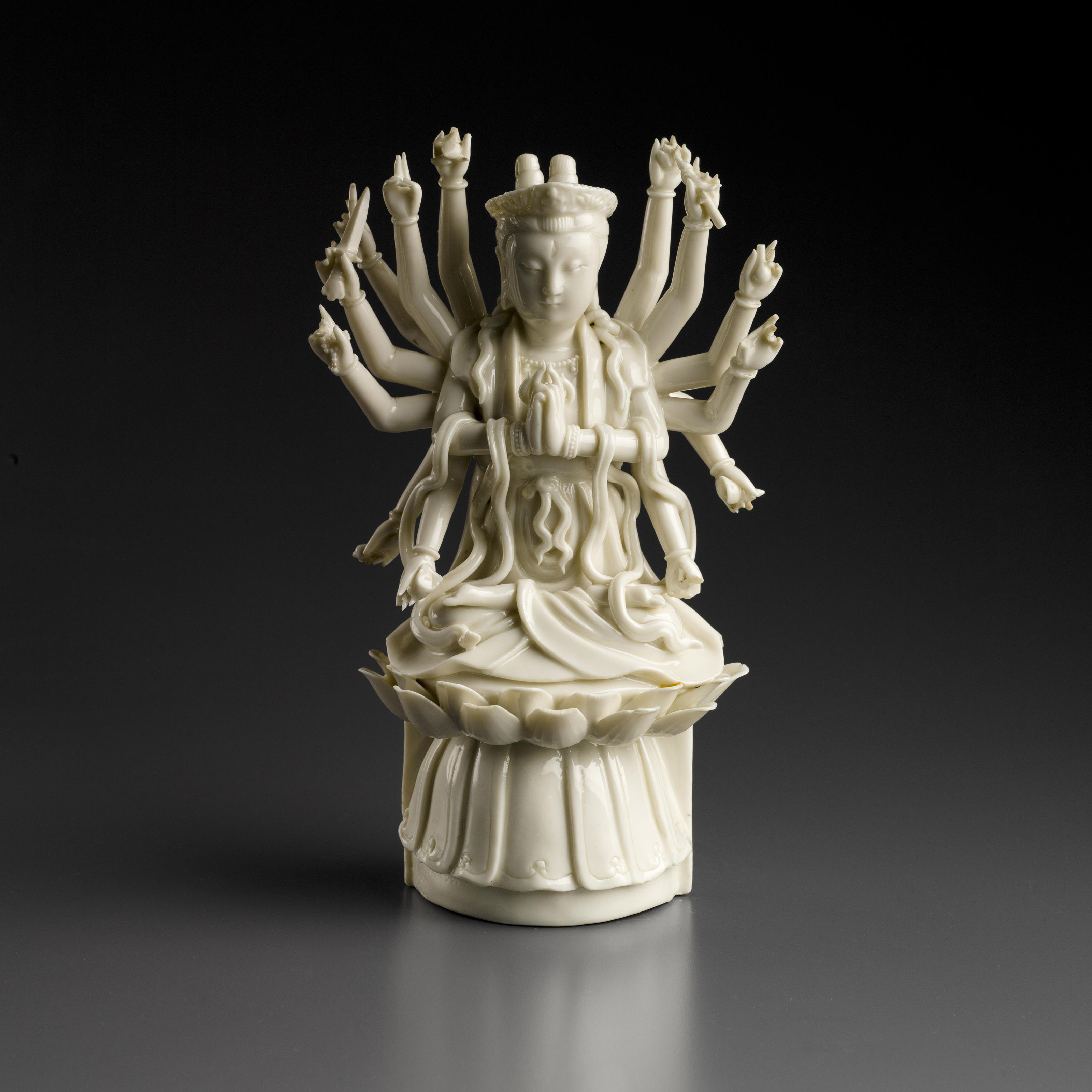 A DEHUA MULTI-ARMED FIGURE OF DOUMU, 17TH/18TH CENTURY | Christie’s