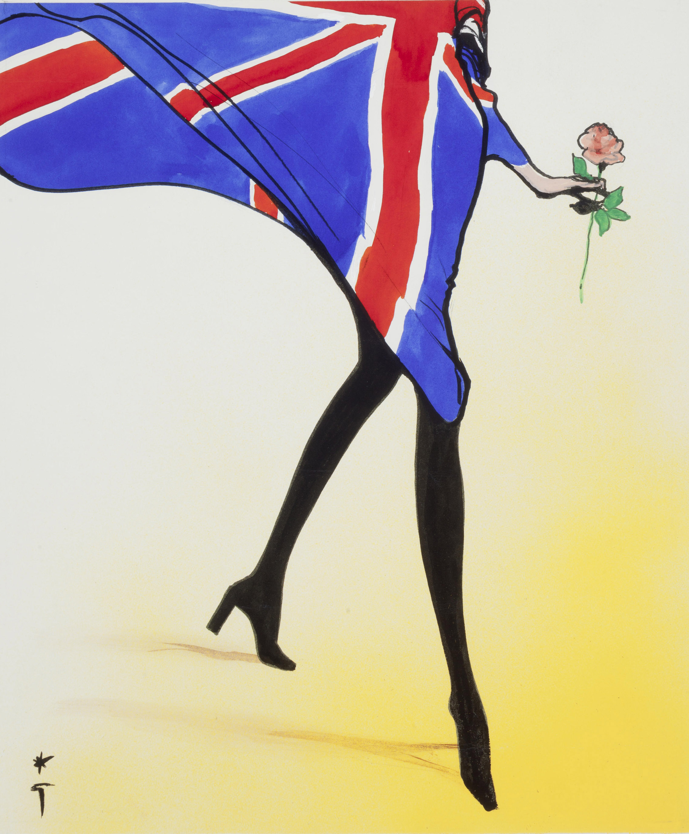 RENE GRUAU (1909-2004), A FASHION ILLUSTRATION, 1973 | Christie’s