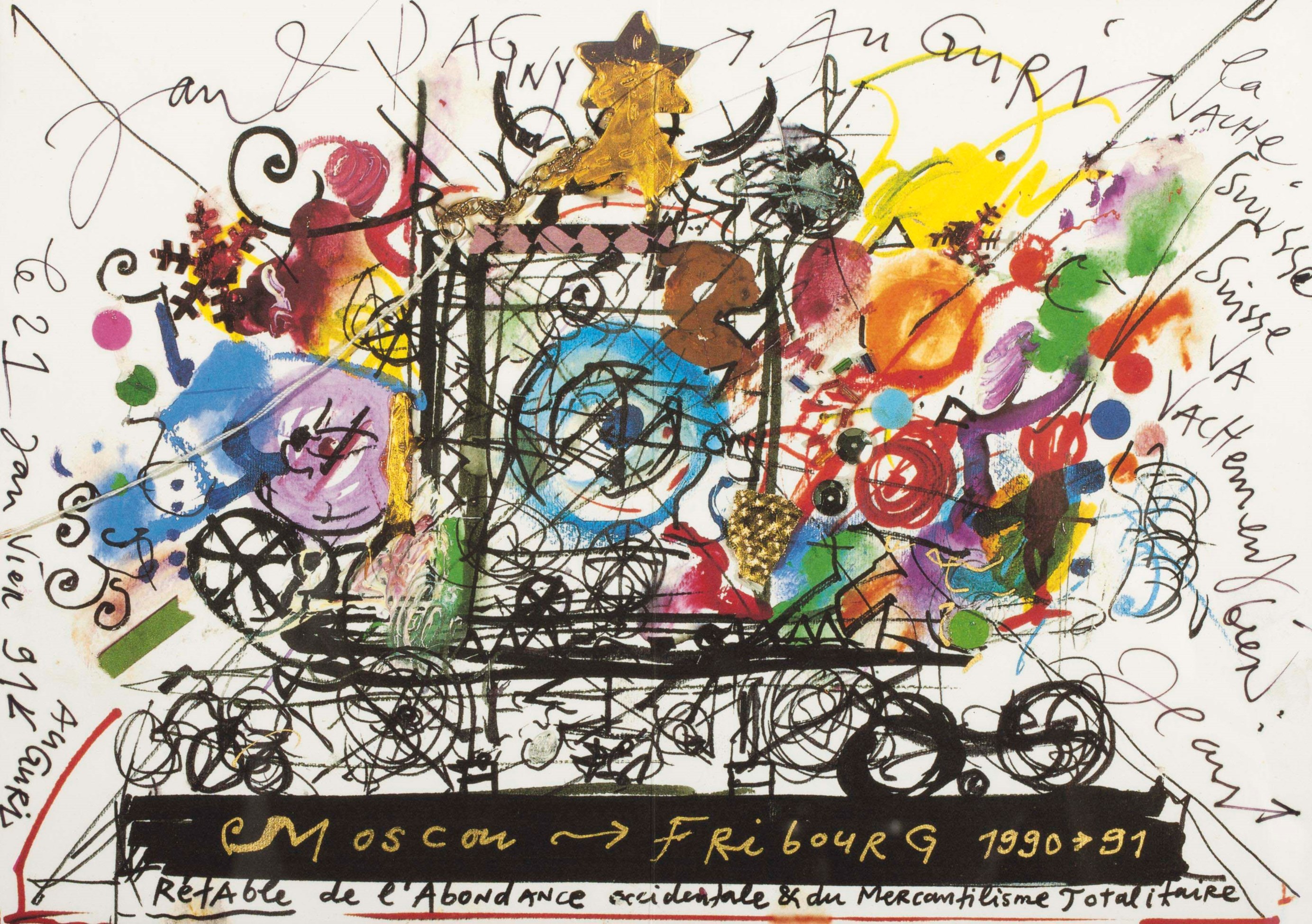 JEAN TINGUELY (1925-1991) , Moscou-Fribourg 1990-1991 | Christie's
