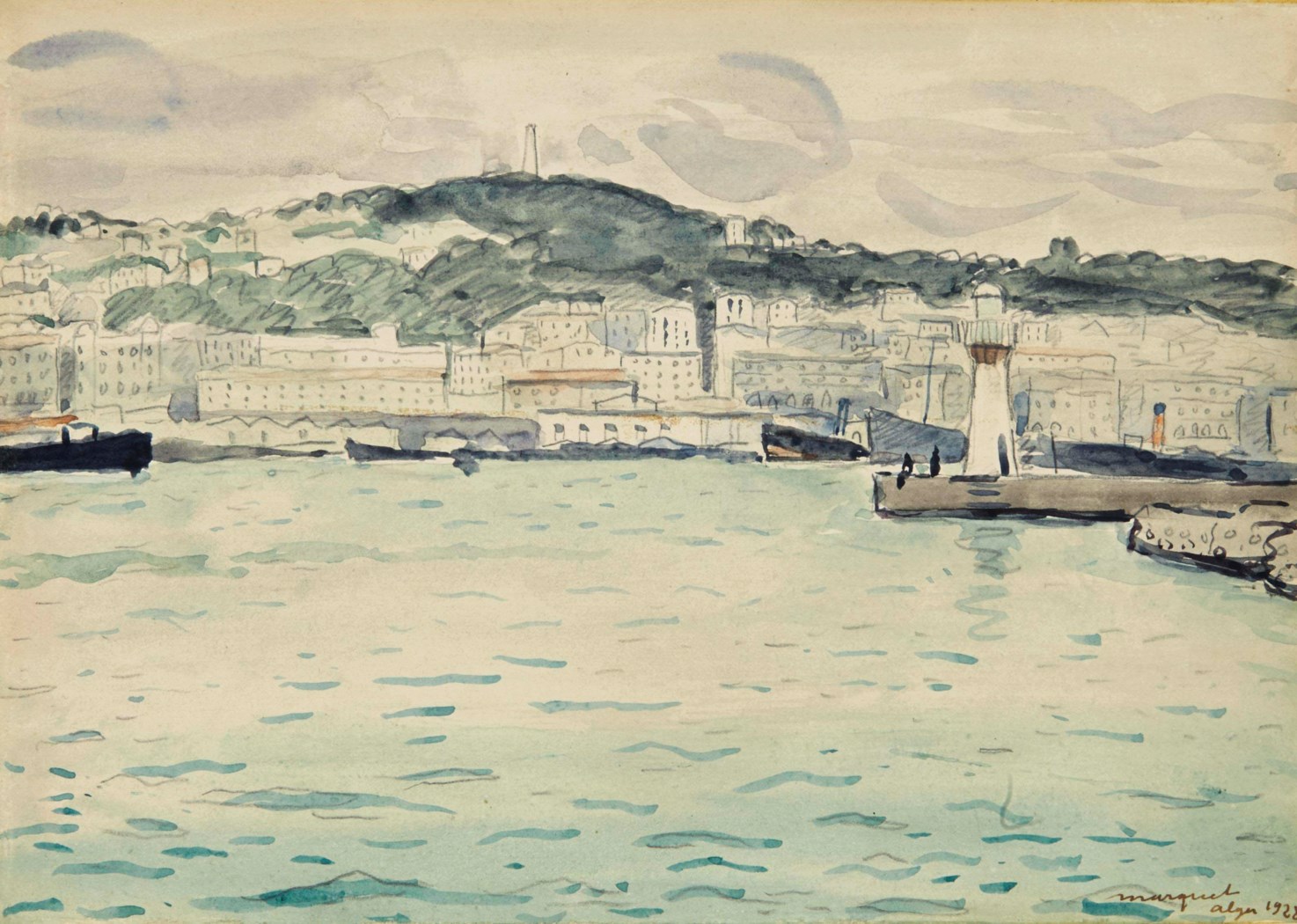 ALBERT MARQUET (1875-1947) , Alger, vue du port | Christie's