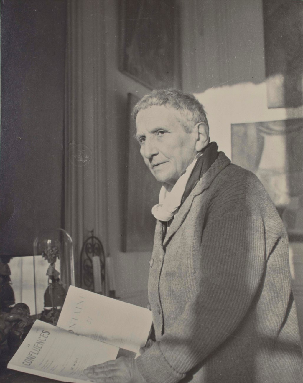 ANDRÉ OSTIER (1906-1994) , Gertrude Stein, rue Christine, vers 1945 ...