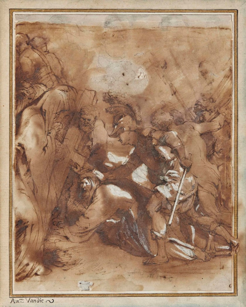 ANTOON VAN DYCK (ANVERS 1599-1641 LONDRES) , Le Christ portant la Croix ...