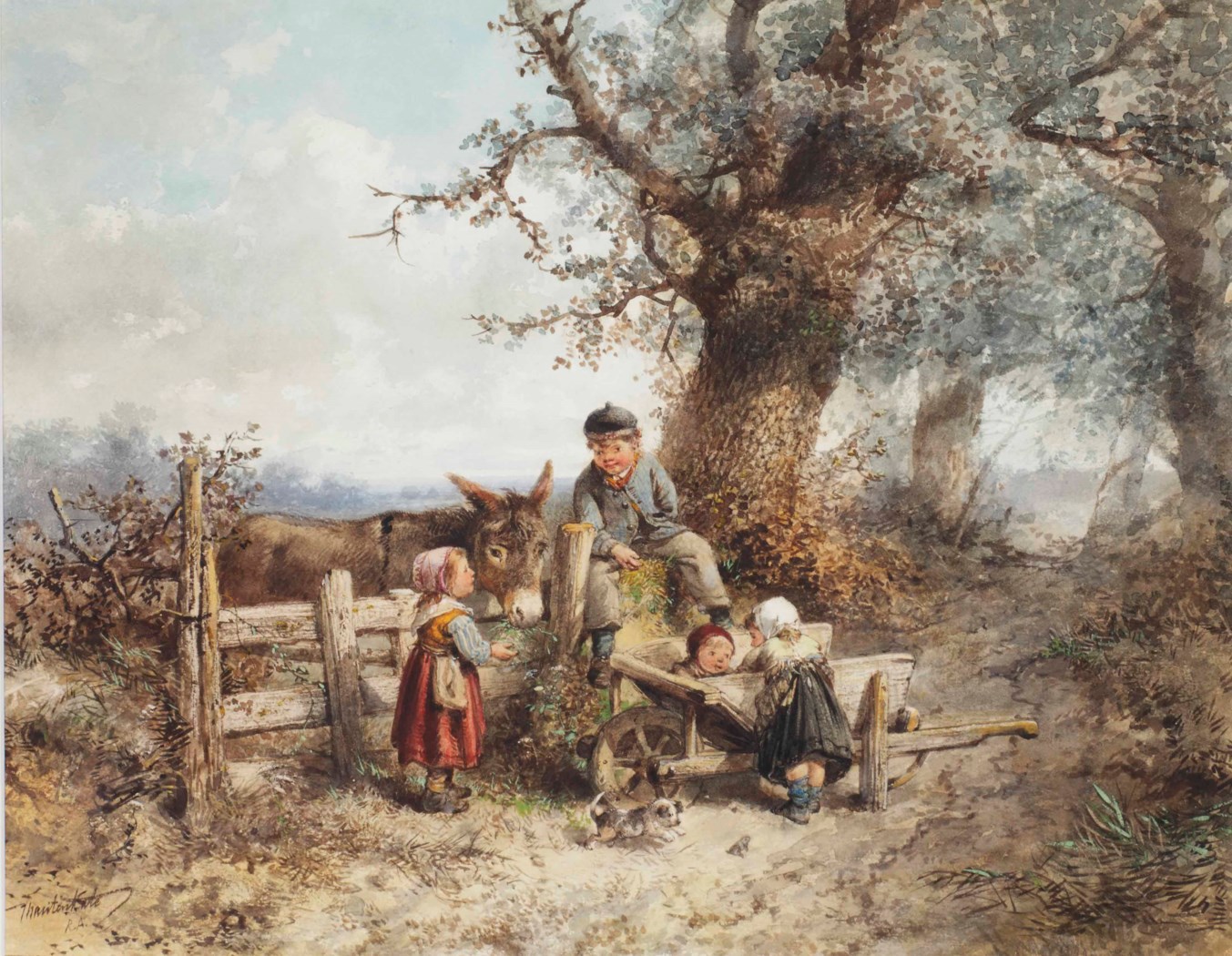 Mari ten Kate (The Hague 1831-1910 Driebergen-Rijsenburg) , Their ...