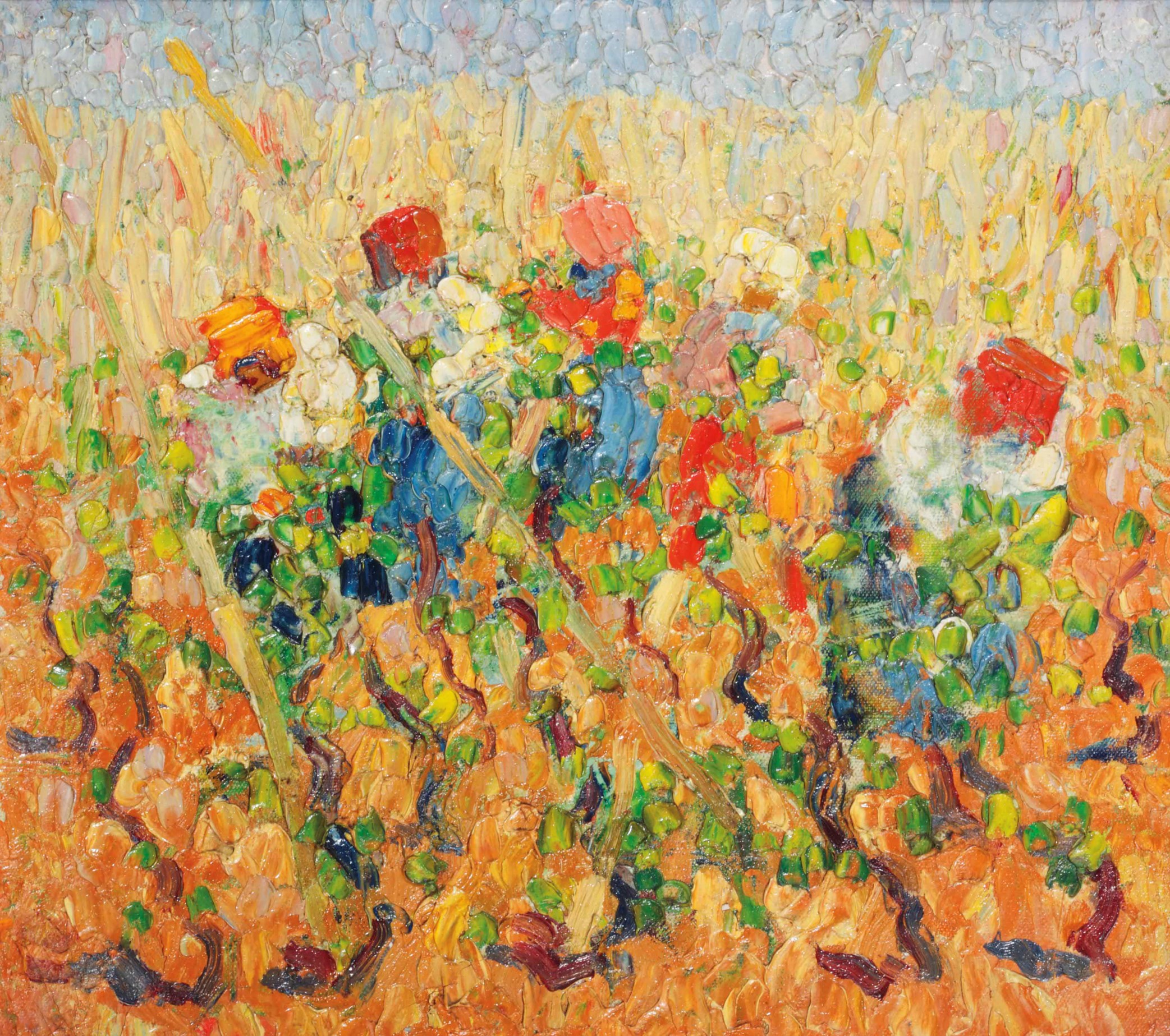 Otto van Rees (1884-1957) , Farmers working the field | Christie's