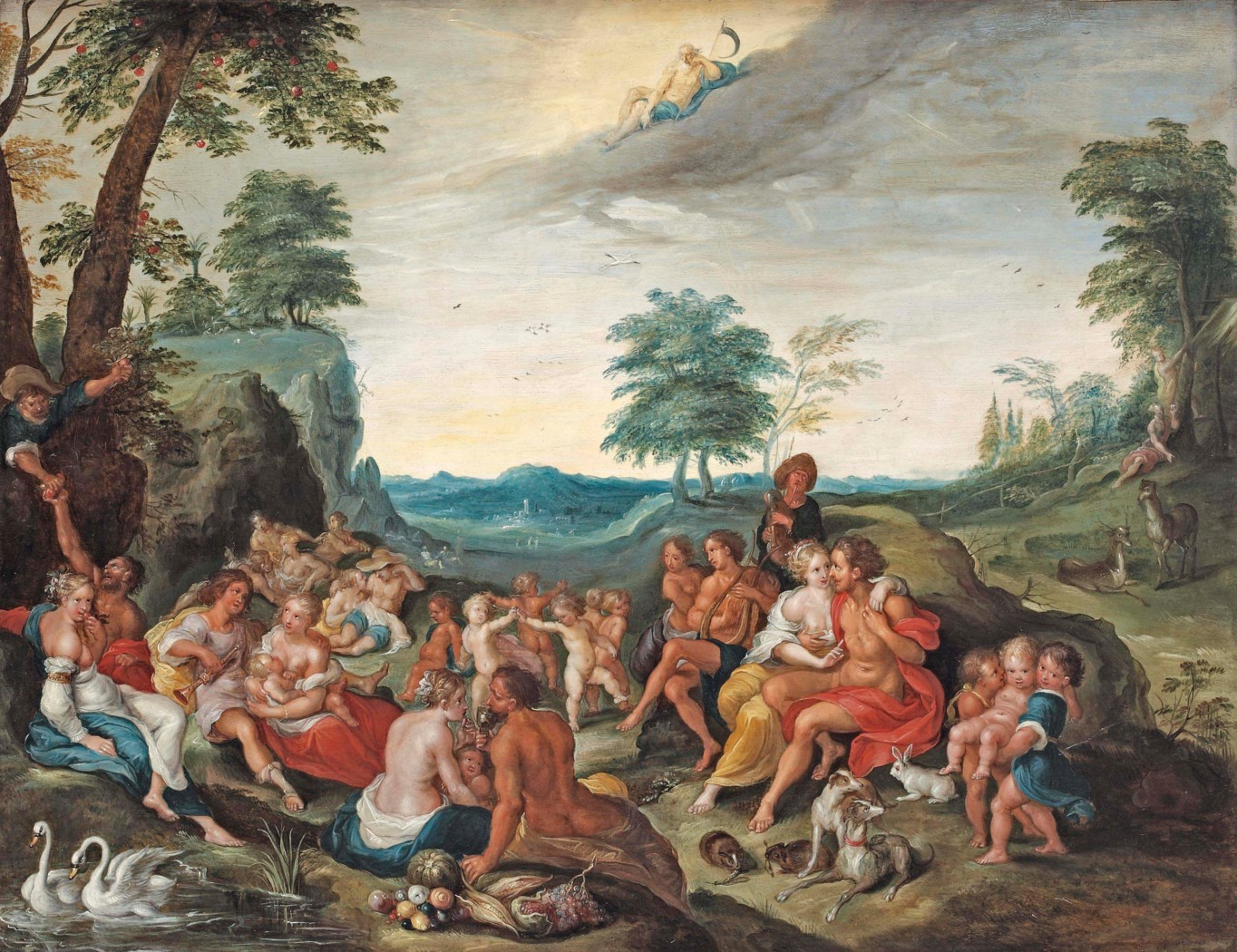 Attributed to Frans Francken II (Antwerp 1581-1642) , An Allegory of ...