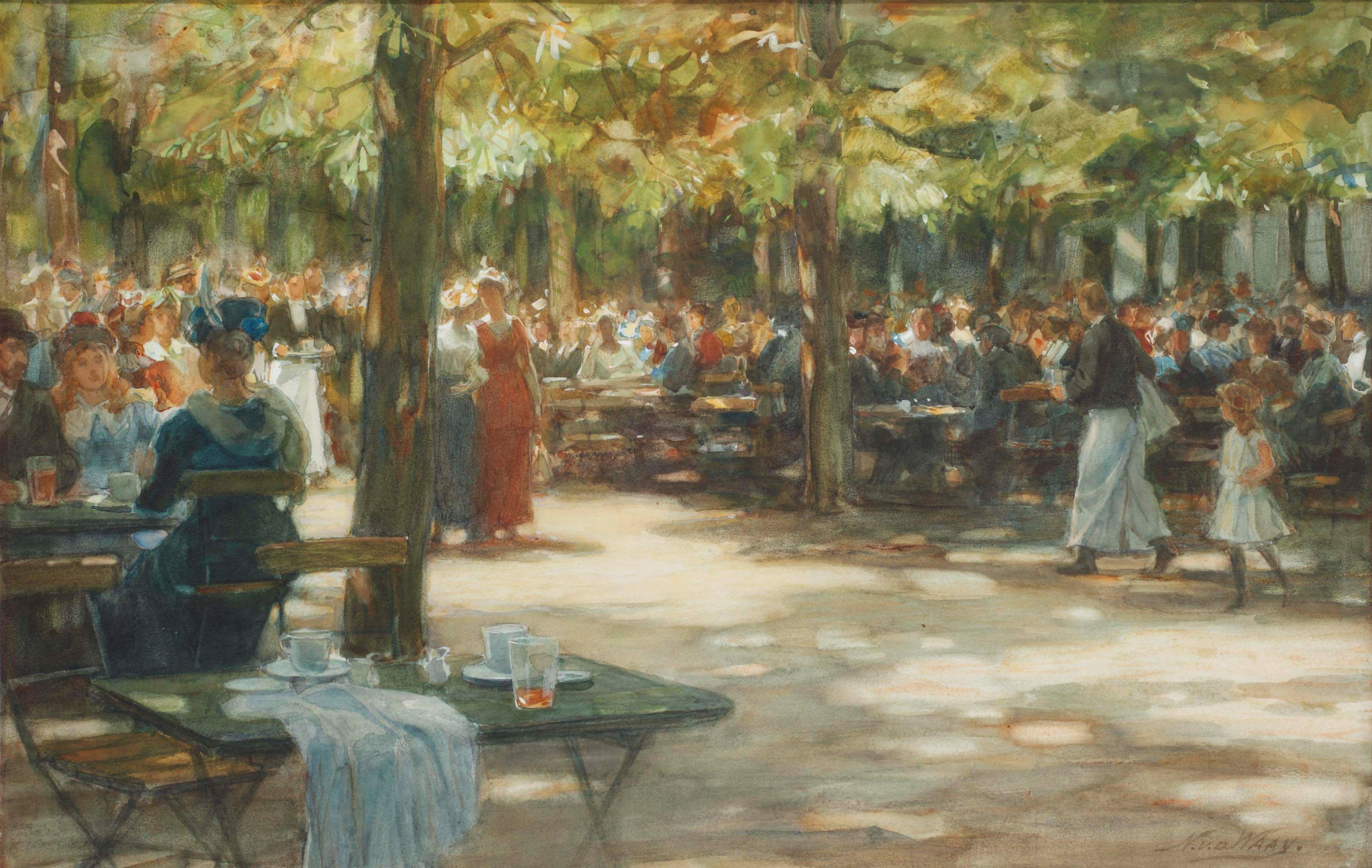 Nicolaas van der Waay (Amsterdam 1855-1936) , Vrijdagavondconcert ...