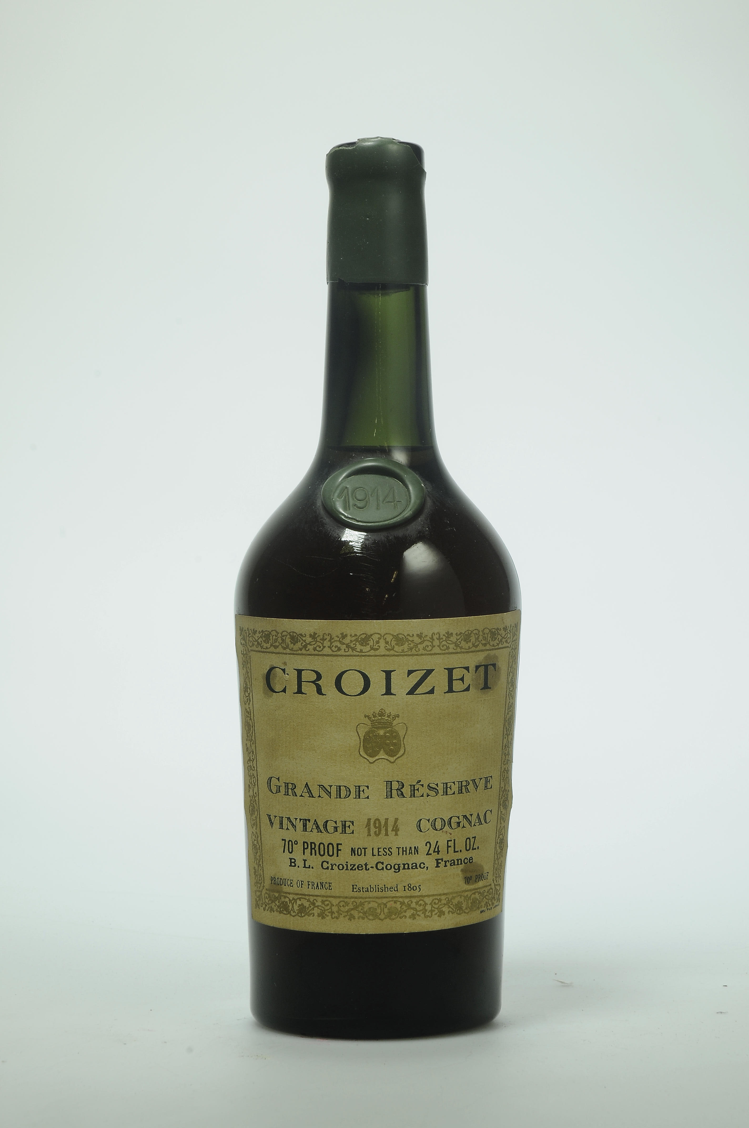Croizet Grande Réserve 1914, Cognac | Christie’s