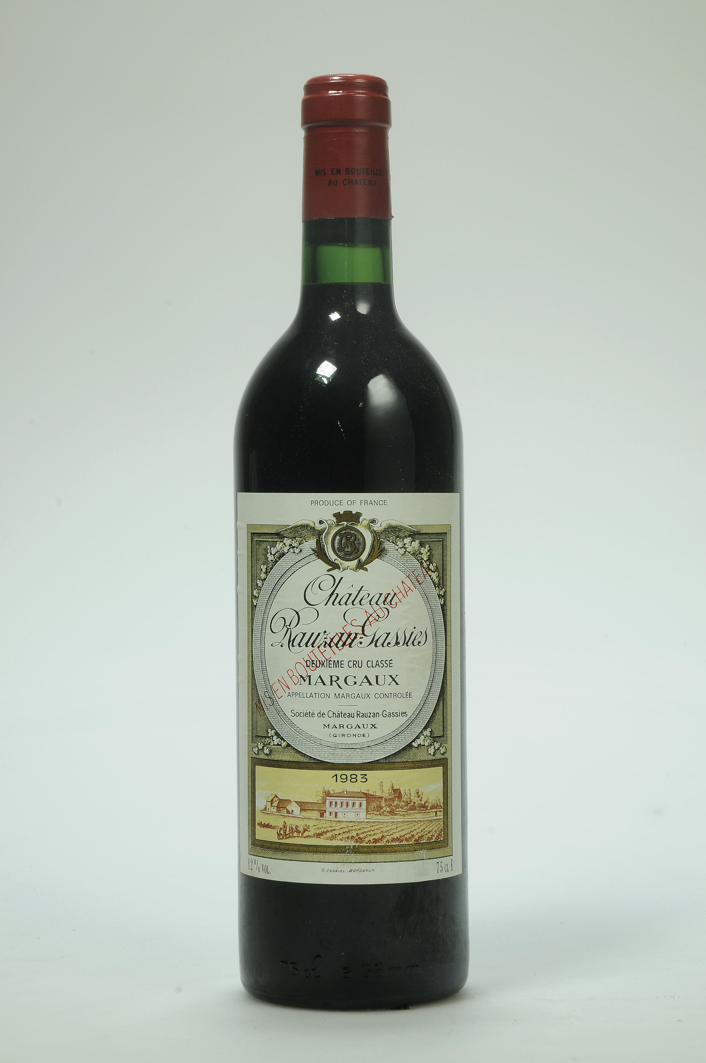 Château Rauzan-Gassies 1983, Margaux, 2ème cru classé | Christie’s