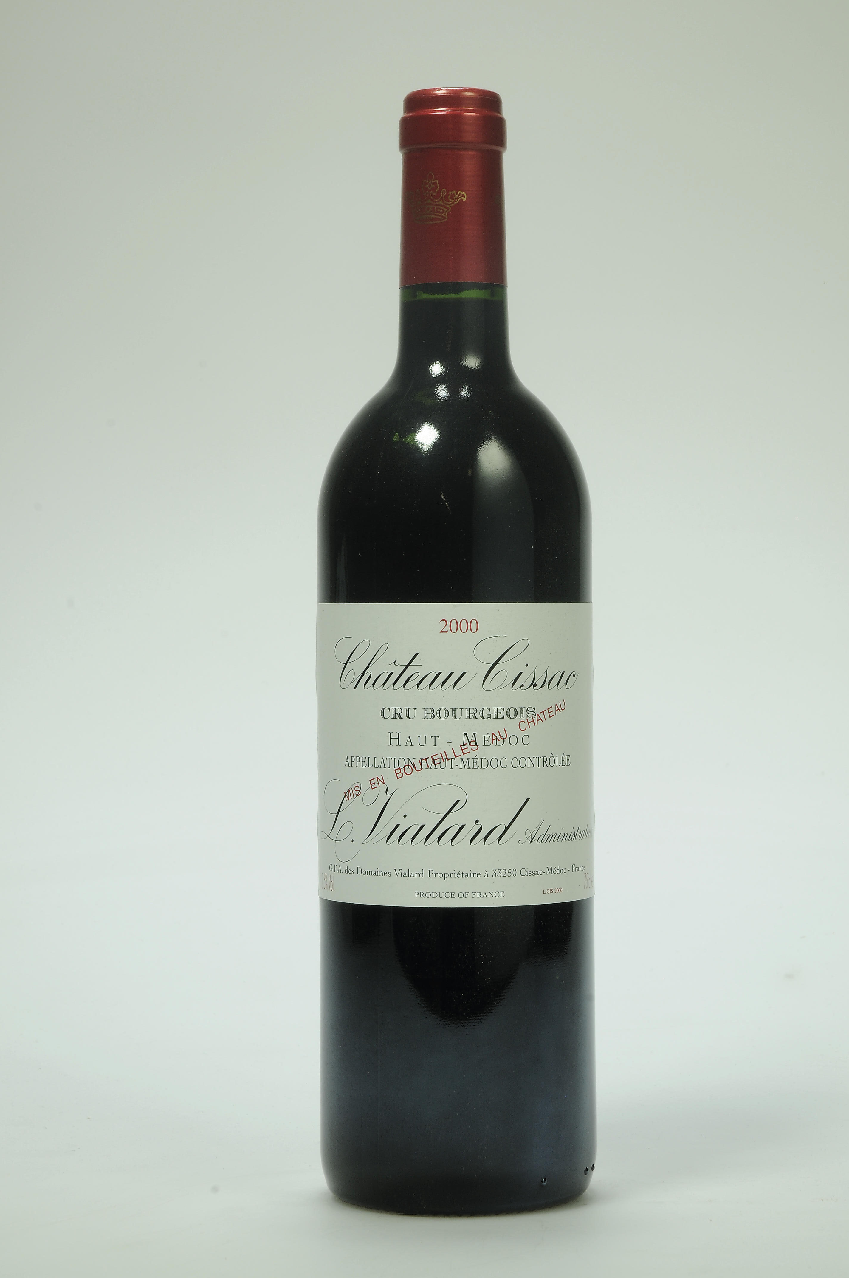 Château Cissac 2000, Cissac (Haut-Médoc), cru bourgeois exceptionnel ...