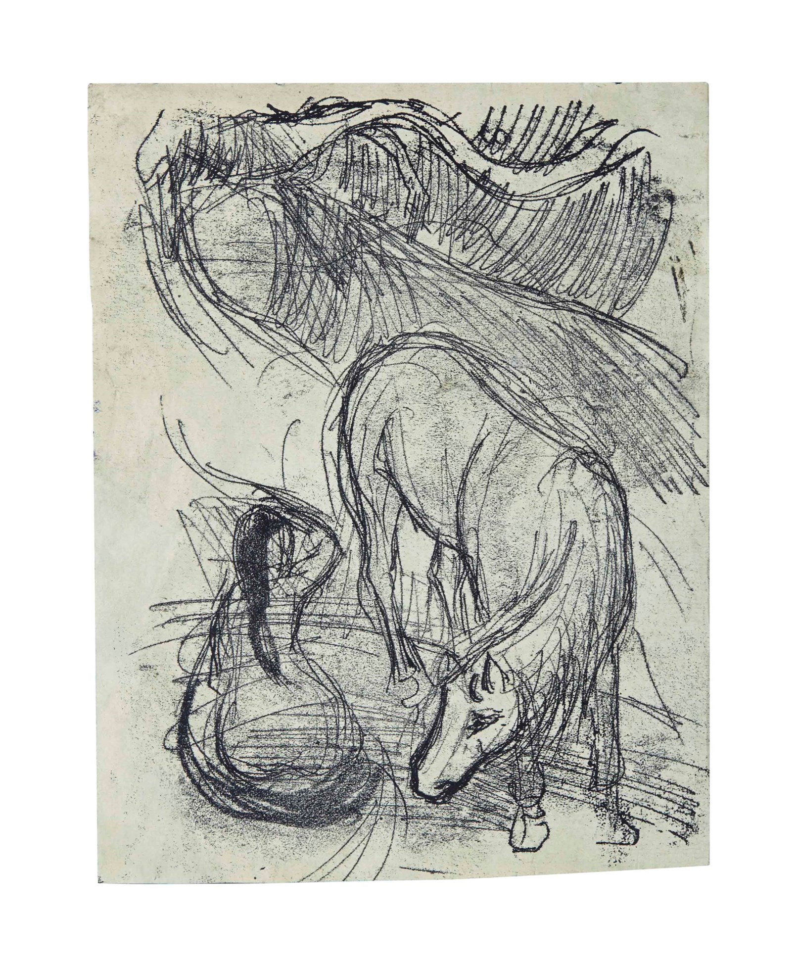 Paul Gauguin, Studies of Horse and kneeling Woman (Field 57) | Christie's