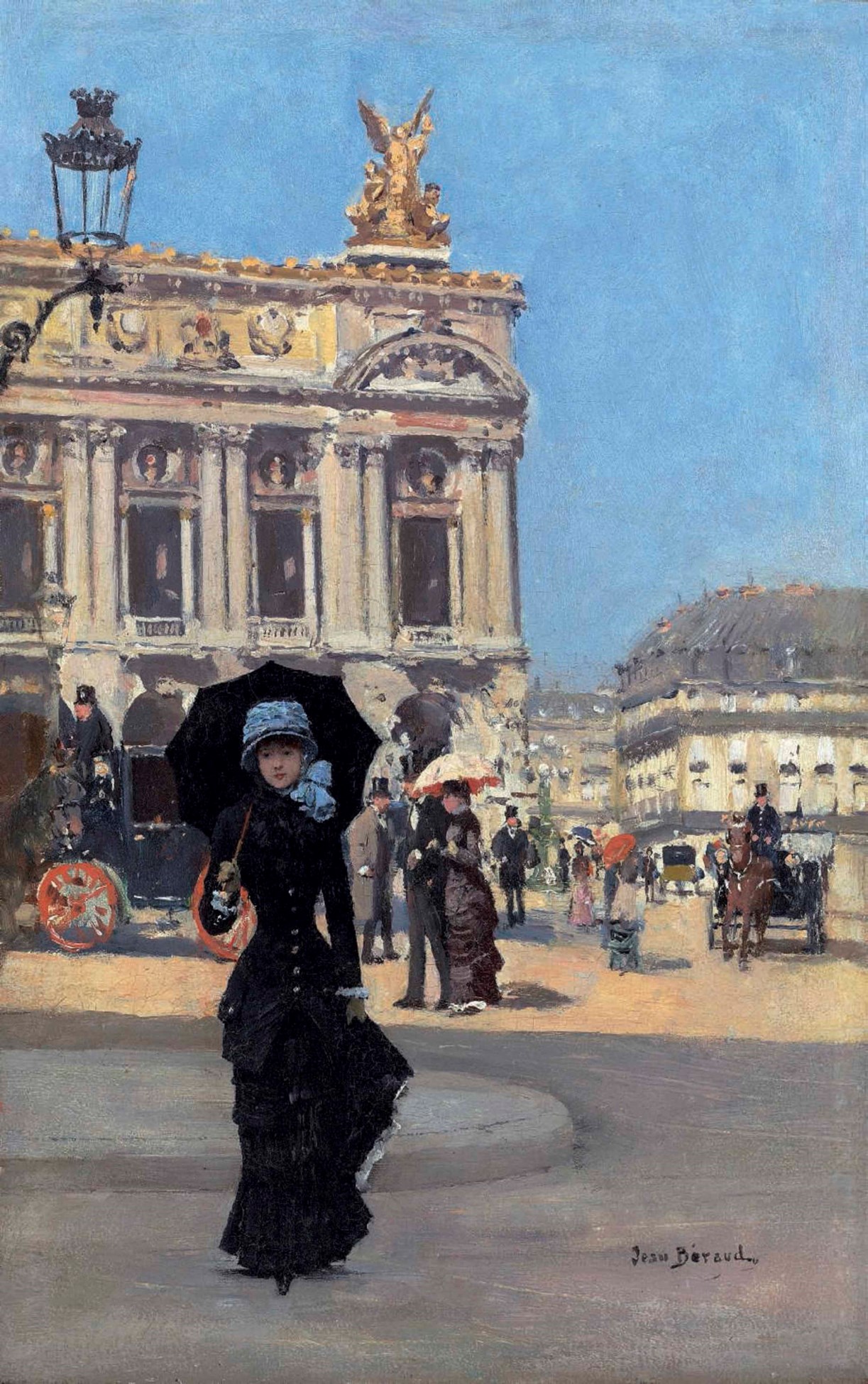 Jean Béraud (French, 1849-1936), Devant l’Opéra | Christie's