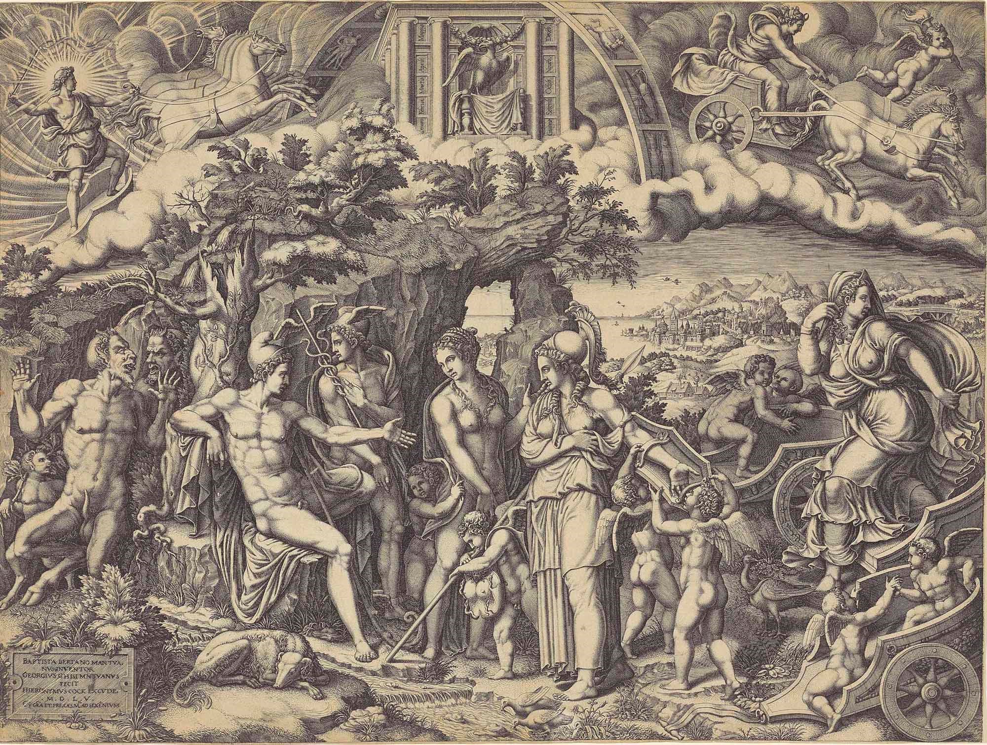 Giorgio Ghisi (1520-1582) after Giovanni Battista Bertani (1516-1576)
