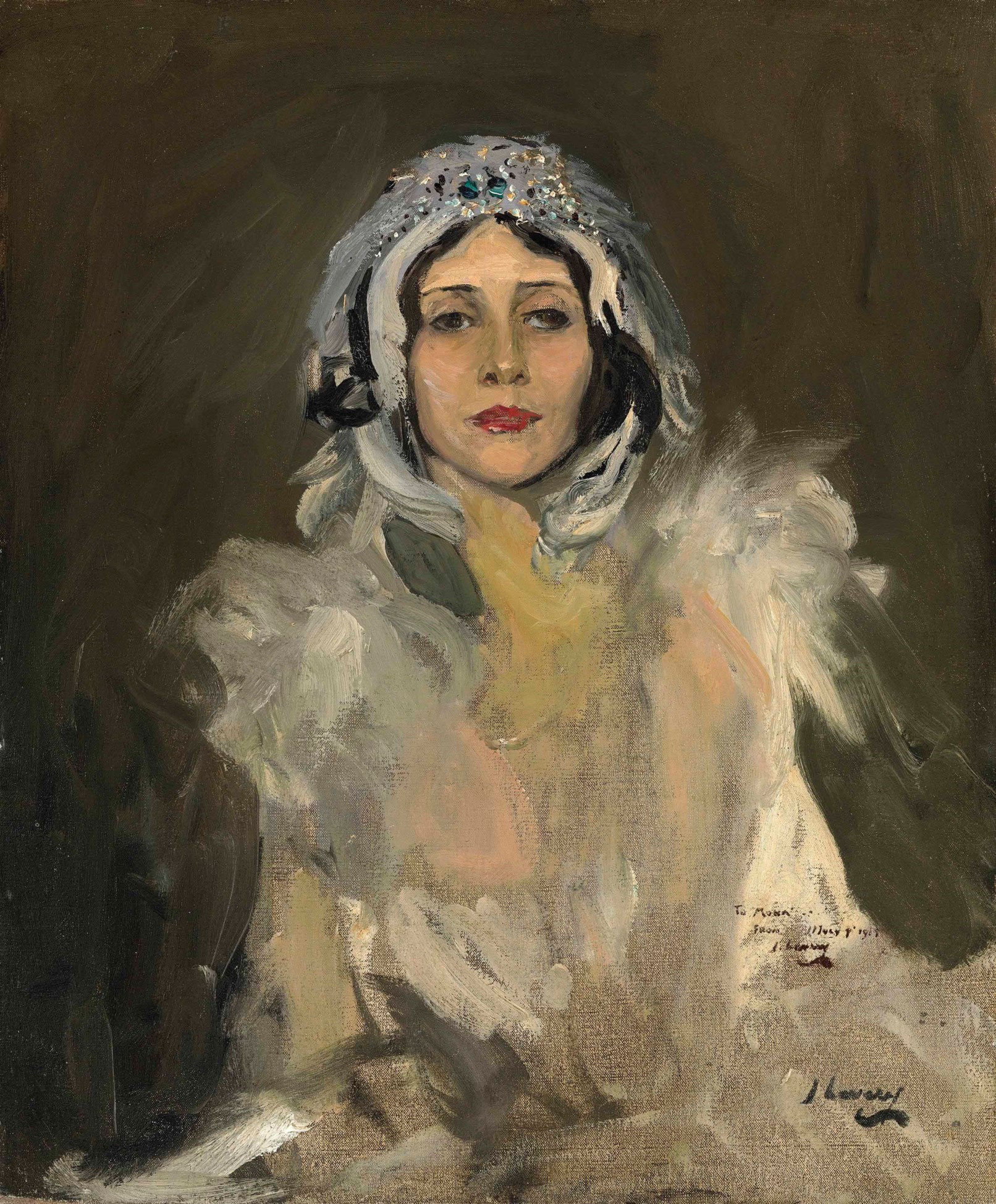 Sir John Lavery, R.A., R.S.A., R.H.A. (1856-1941), Anna Pavlova as The ...