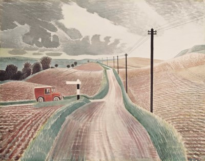 Eric Ravilious (1903-1942) , Wiltshire Landscape | Christie's