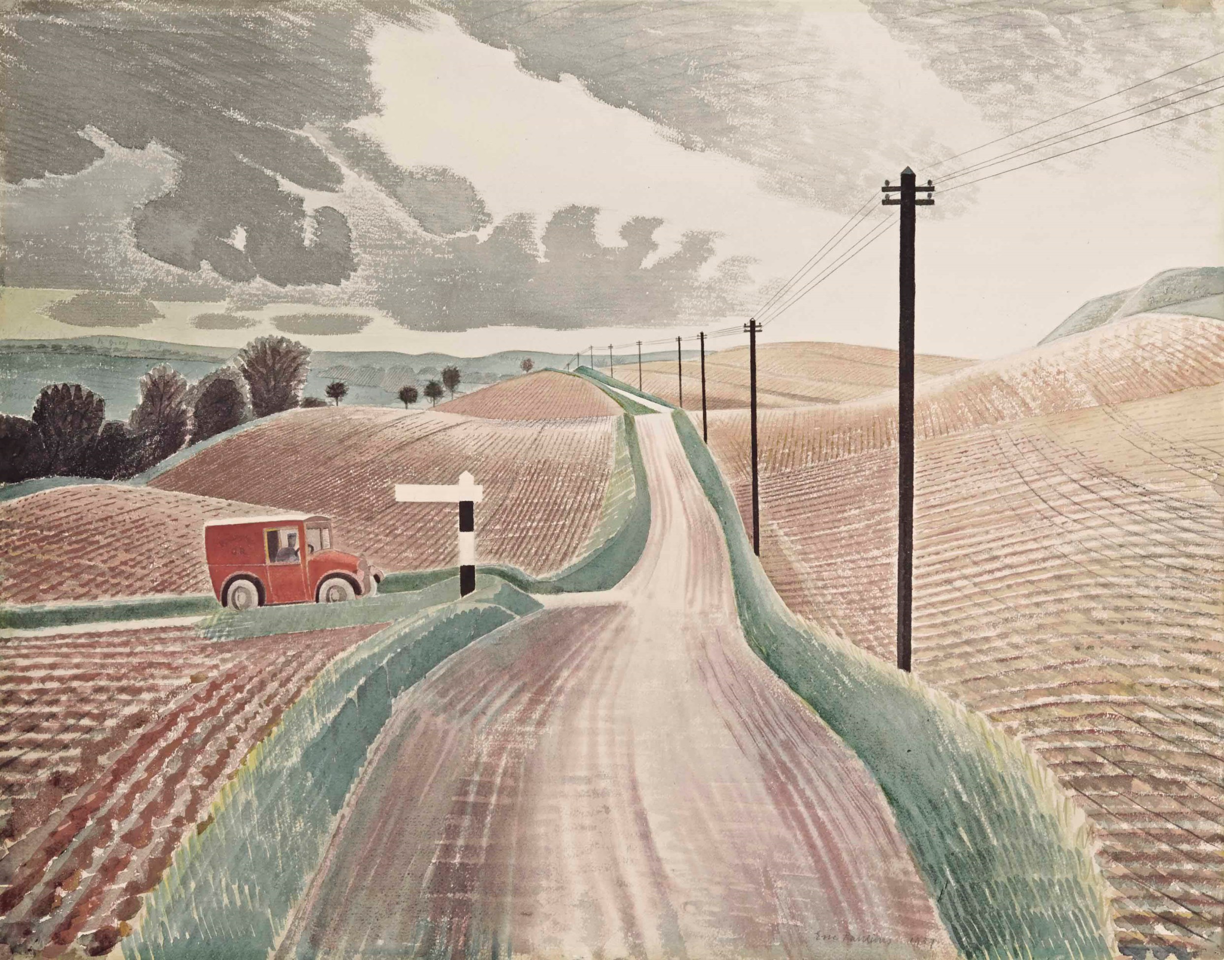 Eric Ravilious (1903-1942), Wiltshire Landscape | Christie's