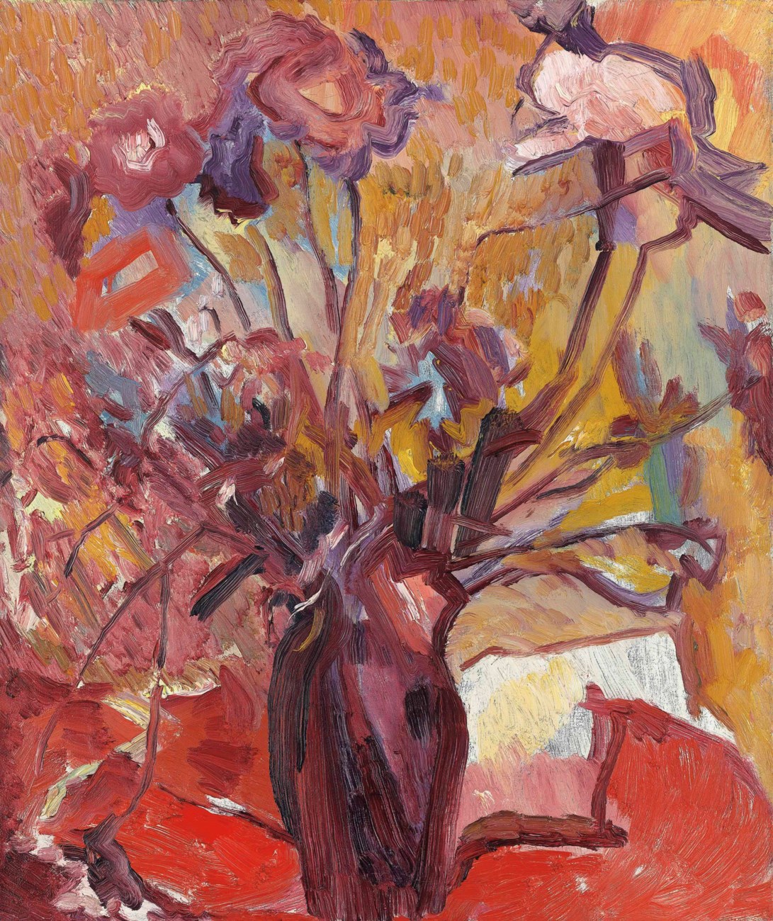 David Bomberg (1890-1957), Sunlight and Flowers | Christie's