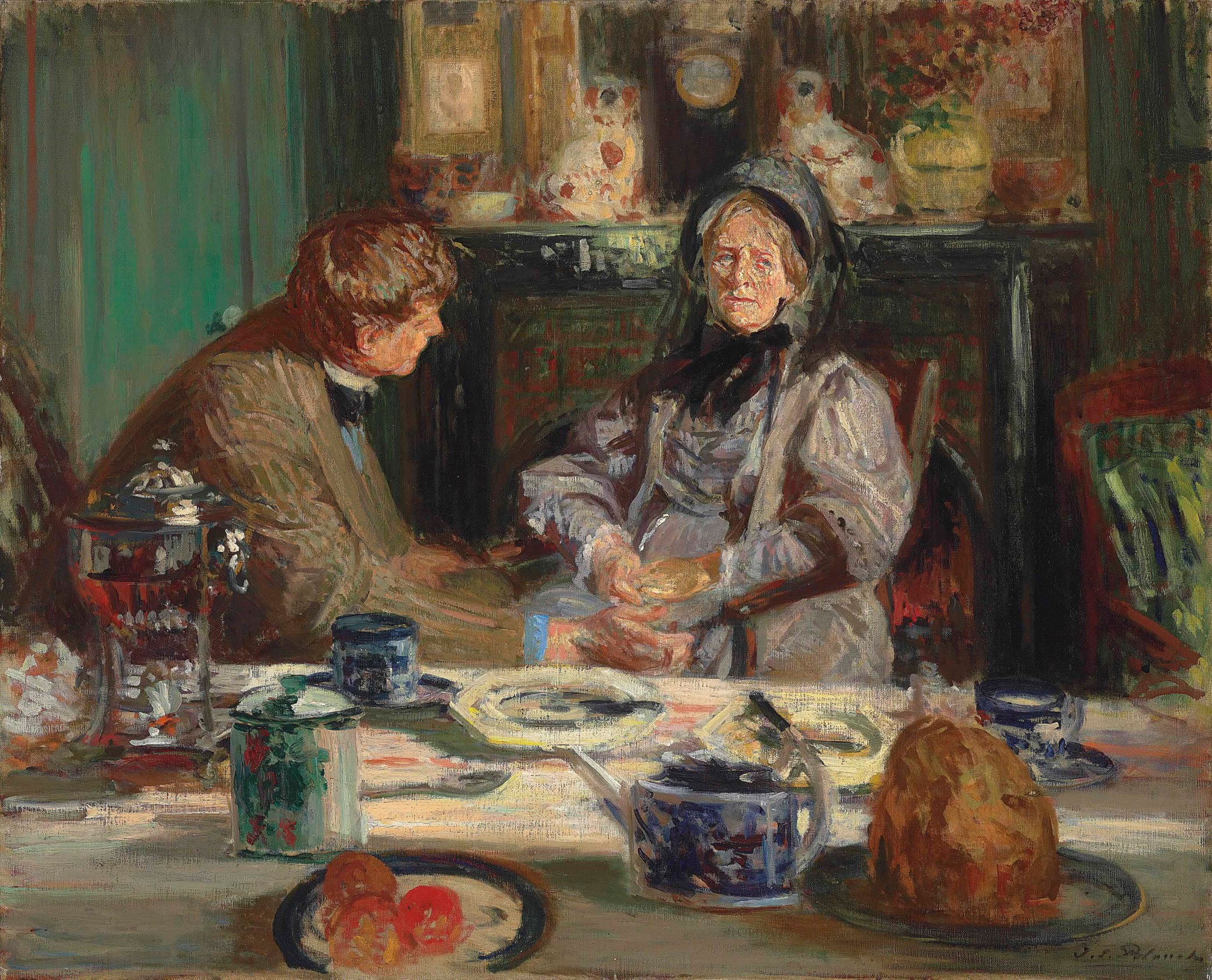 Jacques-Emile Blanche (1861-1942), Le peintre Sickert et sa mère, Petit ...