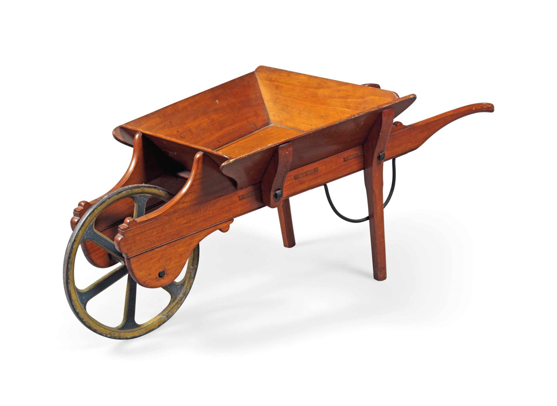 AN EARLY VICTORIAN MAHOGANY WHEELBARROW, MID-19TH CENTURY | Christie's