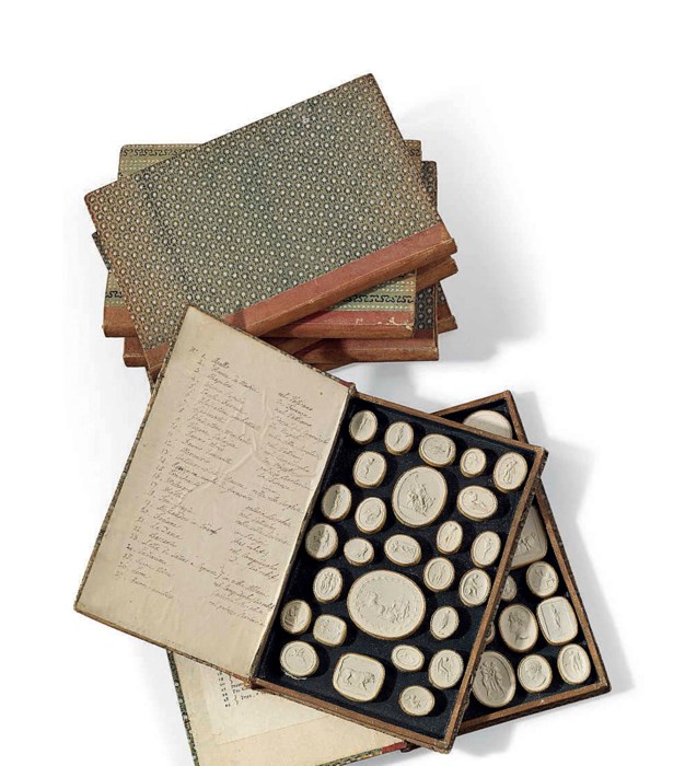 A COLLECTION OF ITALIAN INTAGLIO SEALS, EARLY 19TH CENTURY | Christie's
