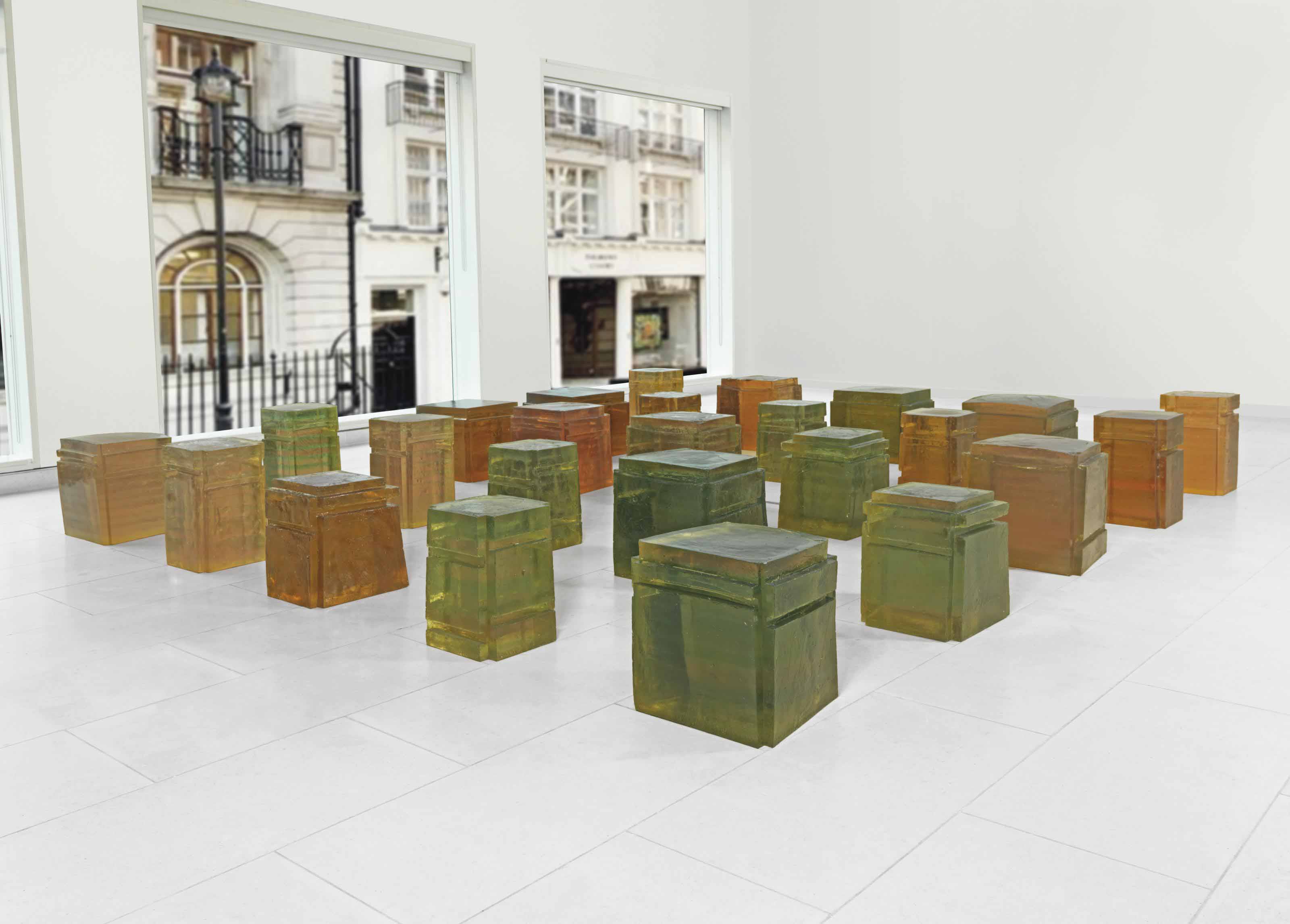 RACHEL WHITEREAD (B. 1963) , Untitled (Twenty-five spaces) | Christie's