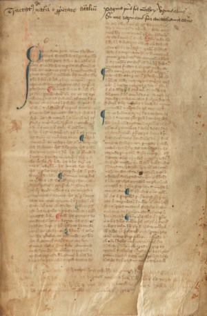 A SAMMELBAND OF SECULAR TEXTS, including GEOFFREY OF MONMOUTH (c.1100-c ...