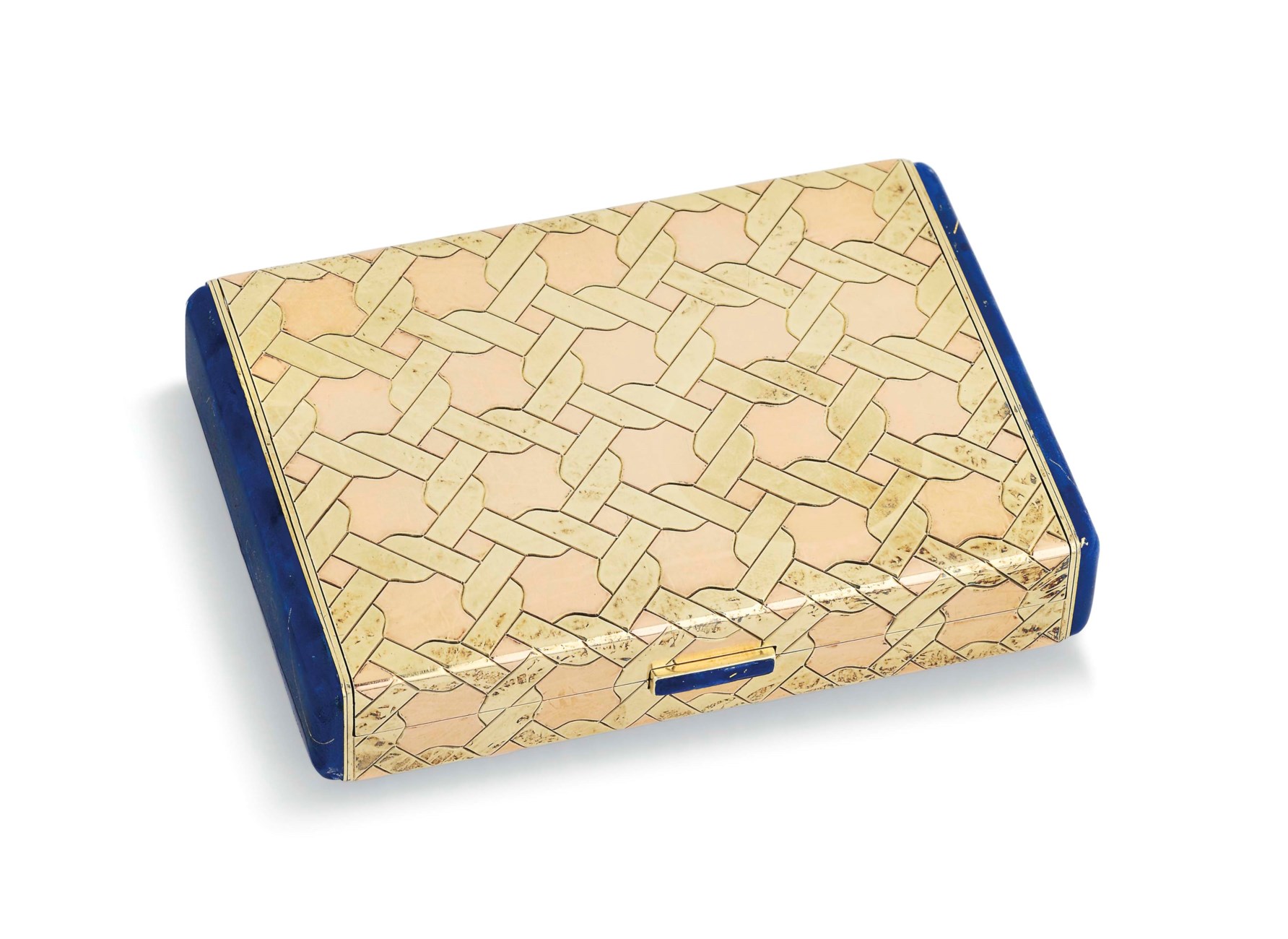 A BI-COLOUR AND ENAMEL CIGARETTE CASE, BY CARTIER | Christie's