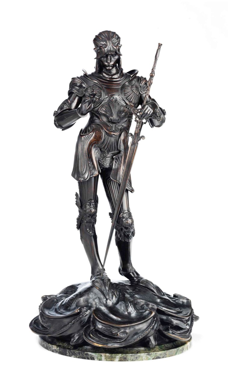 Sir Alfred Gilbert, M.V.O., R.A. (1854-1934), Saint George | Christie's