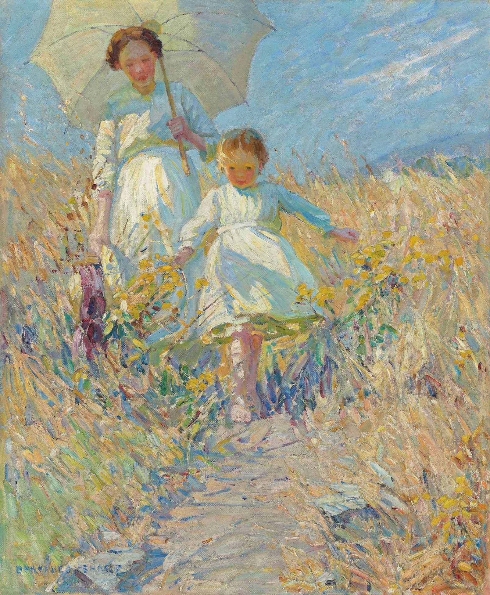 Dorothea Sharp (1874-1955), A Summer Stroll | Christie's