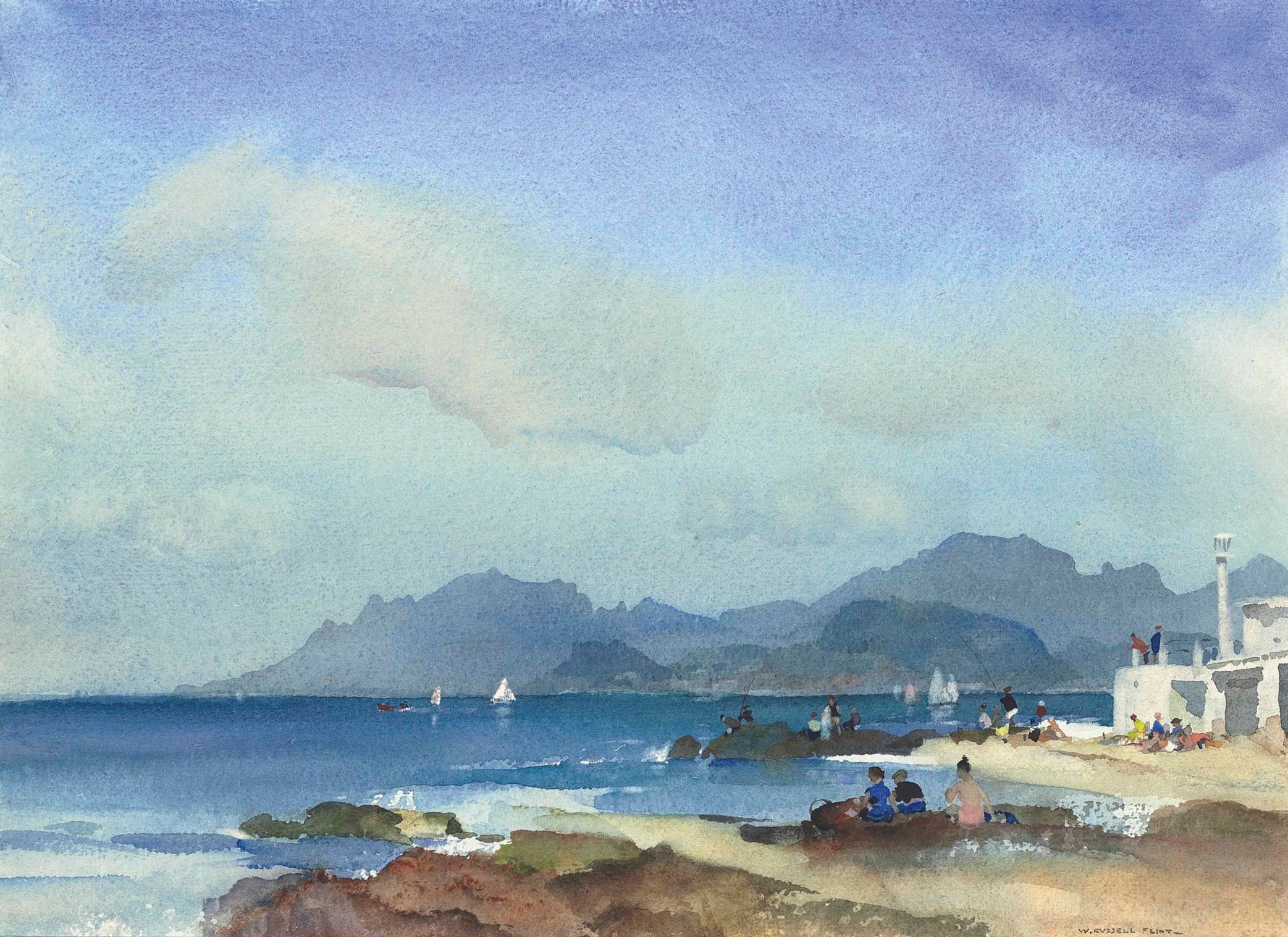 Sir William Russell Flint, R.A., P.R.W.S., R.S.W. (1880-1969), Beyond ...